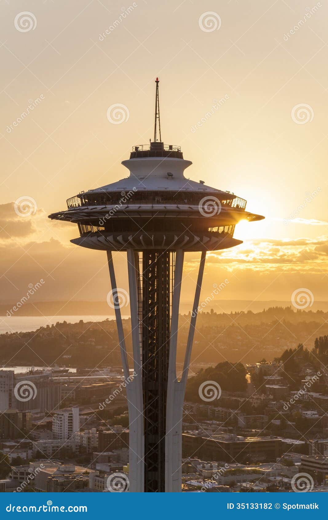 La Aguja Del Espacio, Seattle, Washington, Los E.E.U.U. Fotografía ...