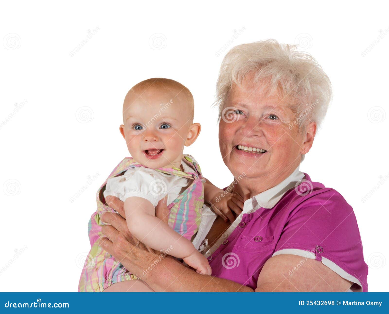 La Alegría De Ser Una Abuela Foto de archivo - Imagen de retirado ...