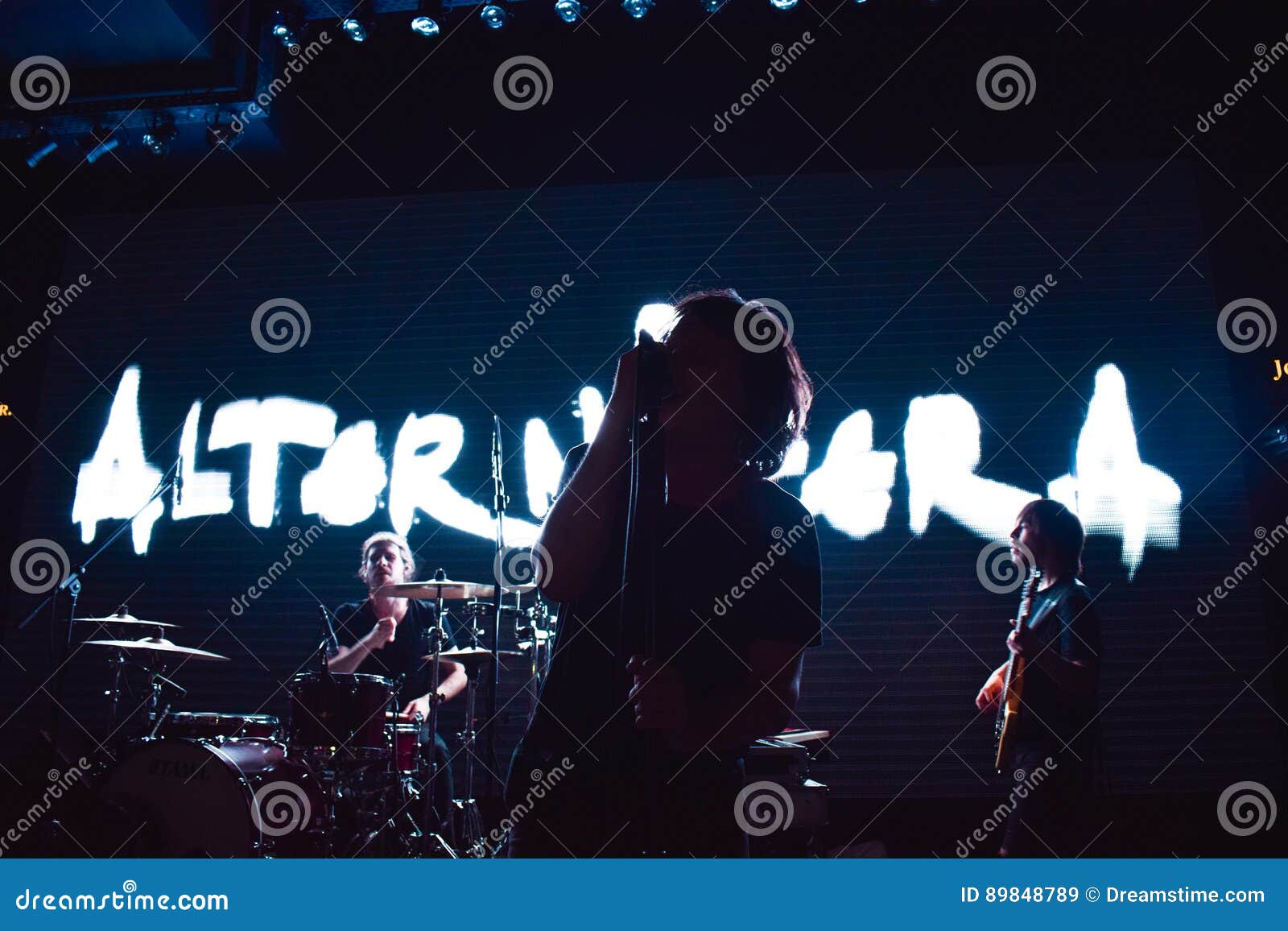 La banda de Alternosfera imagen de archivo editorial. Imagen de etapa ...