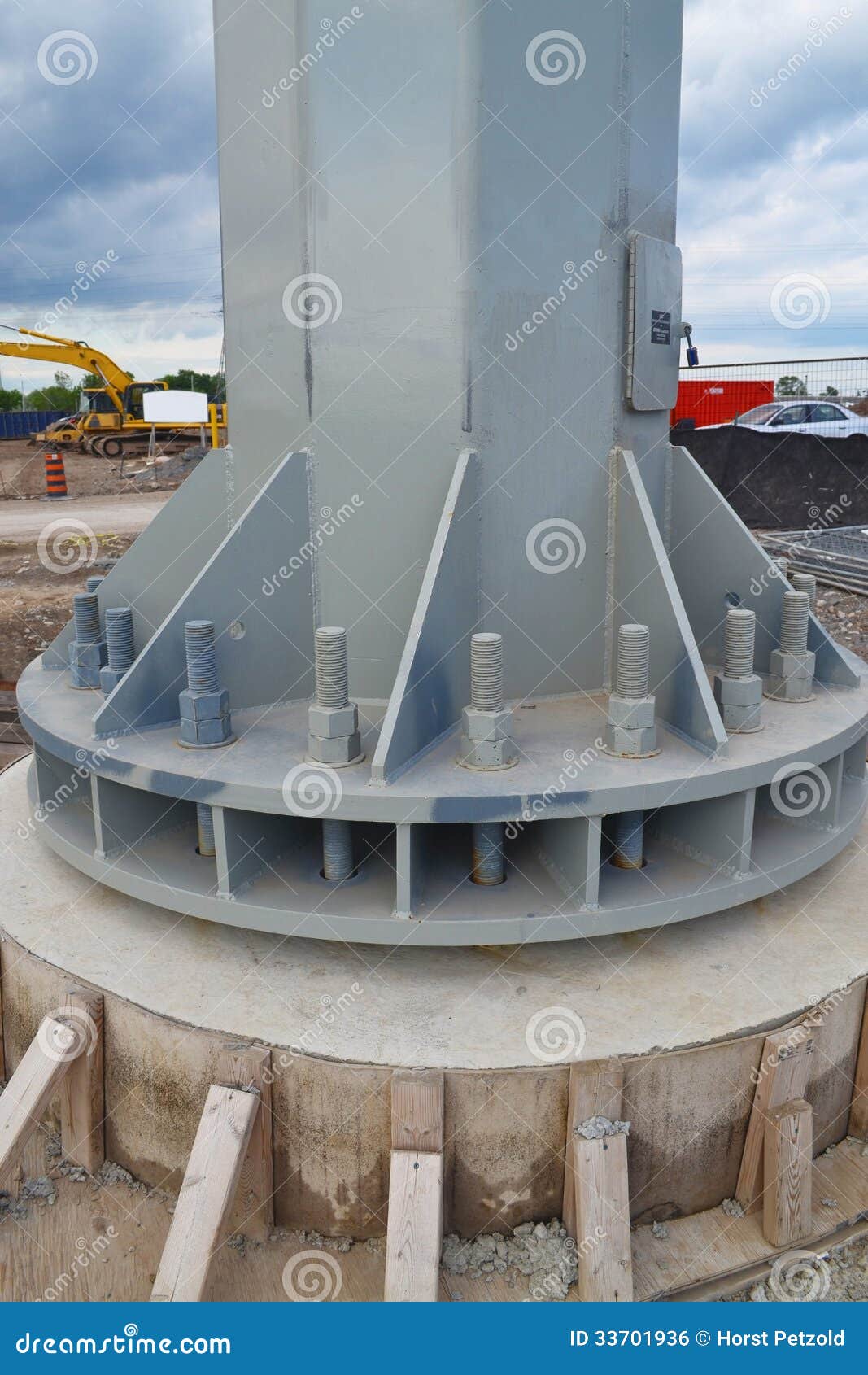 La Base De Una Asta De Bandera. Foto de archivo - Imagen de icono ...