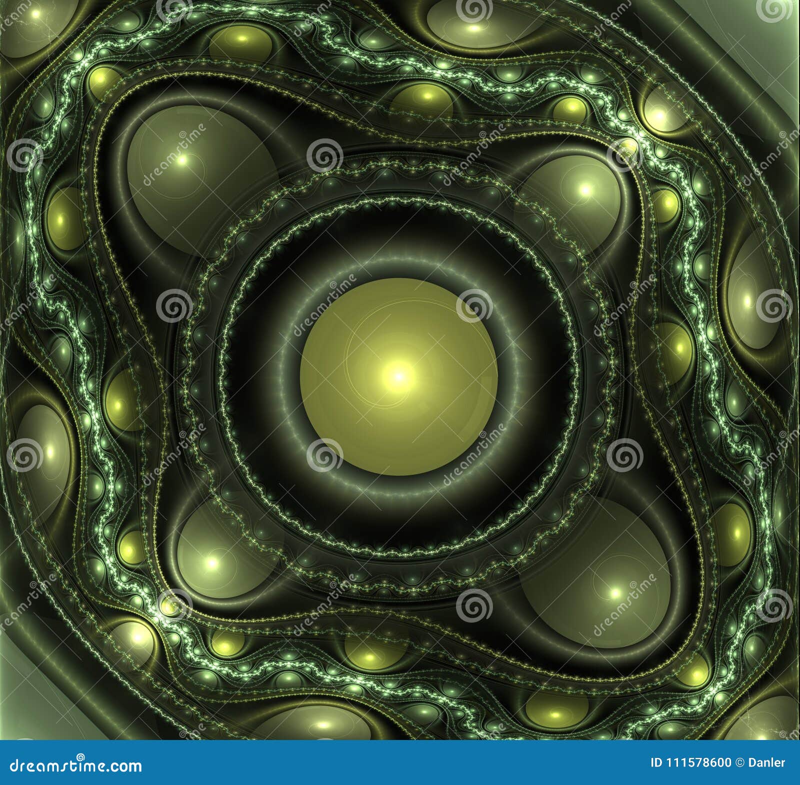 La Belle Fractale Forme L'illustration Illustration Stock ...