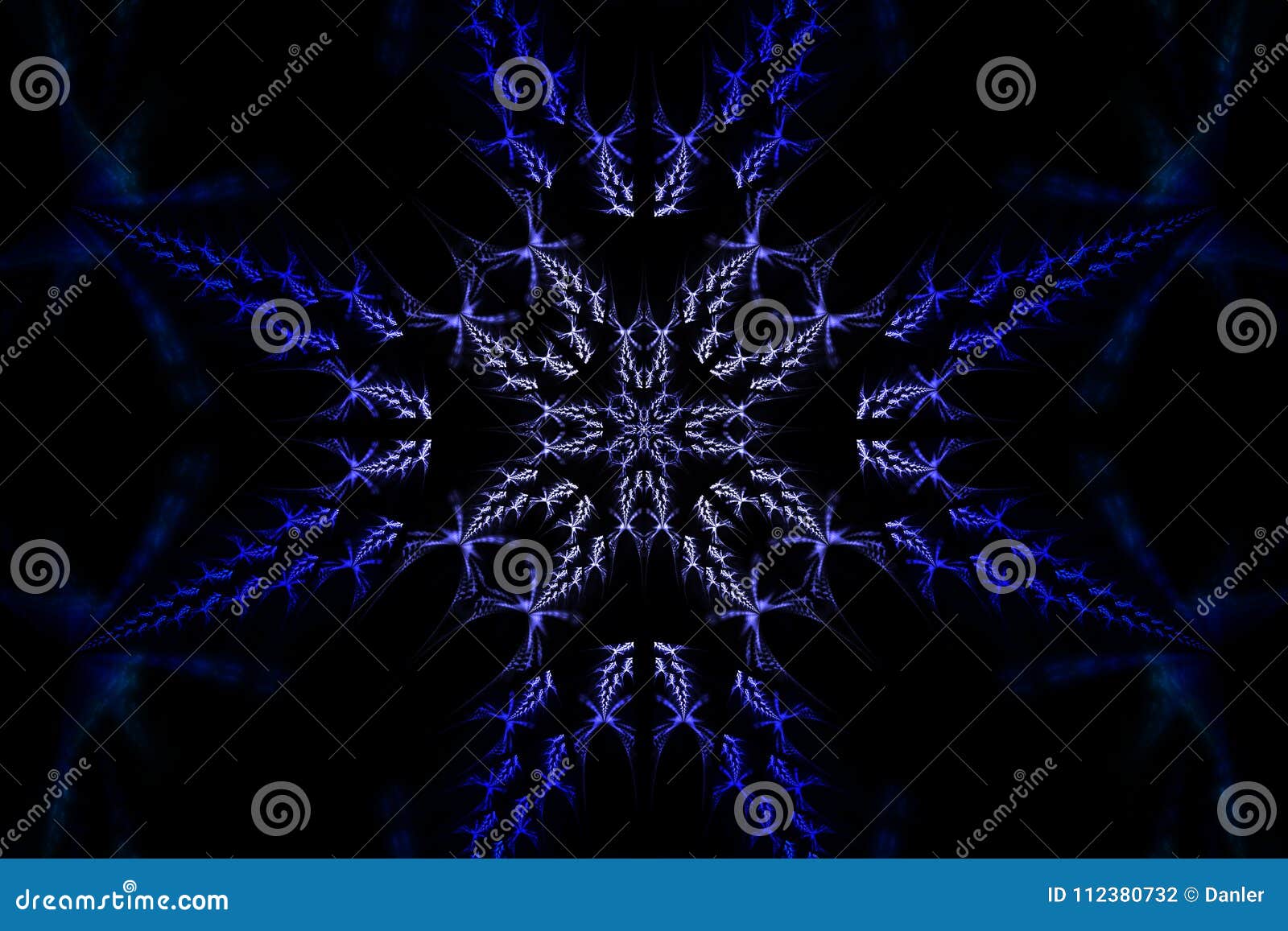 La Belle Fractale Forme L'illustration, Illustration Stock ...