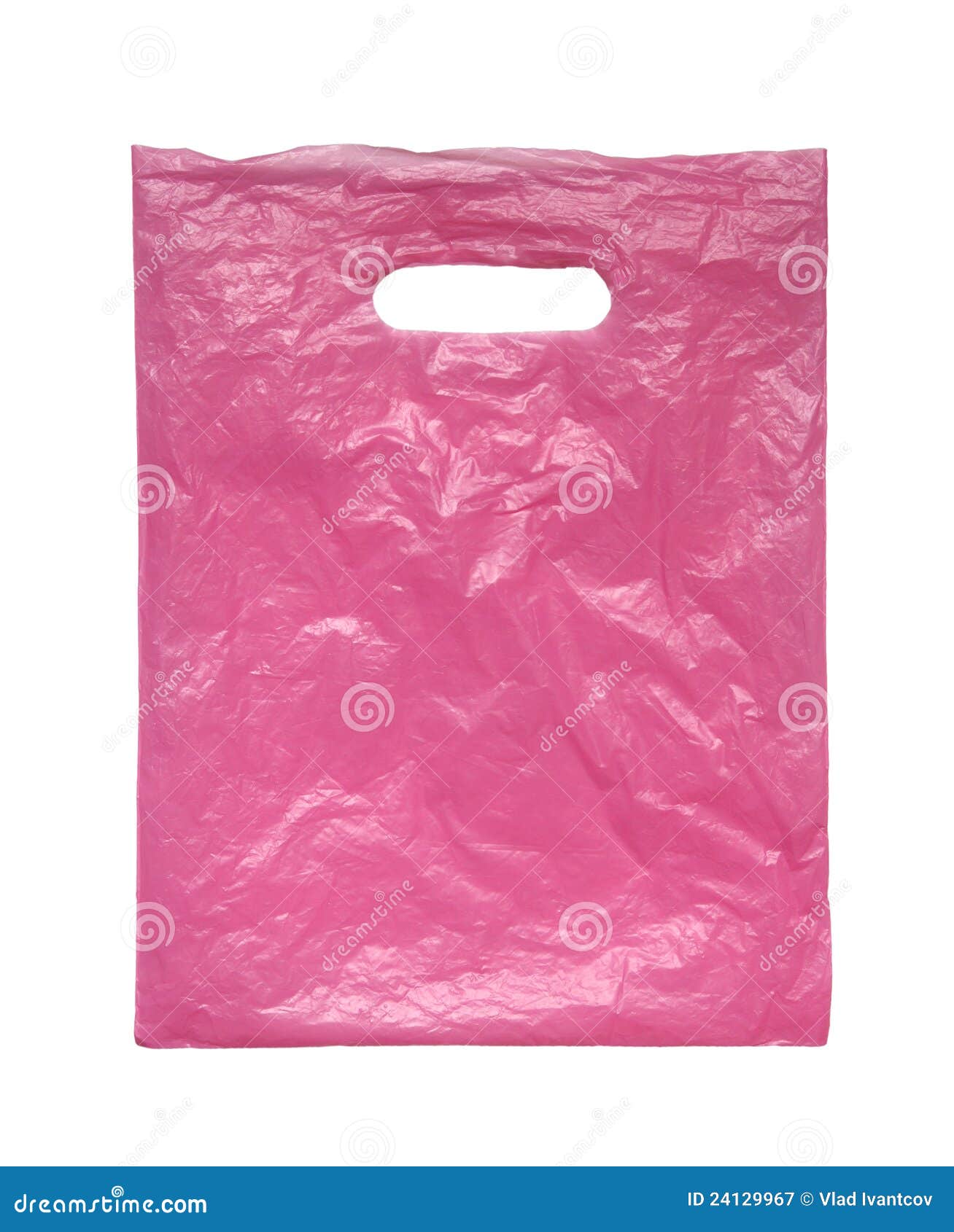 La Bolsa De Plástico Rosada. Imagen de archivo - Imagen de ambiental ...