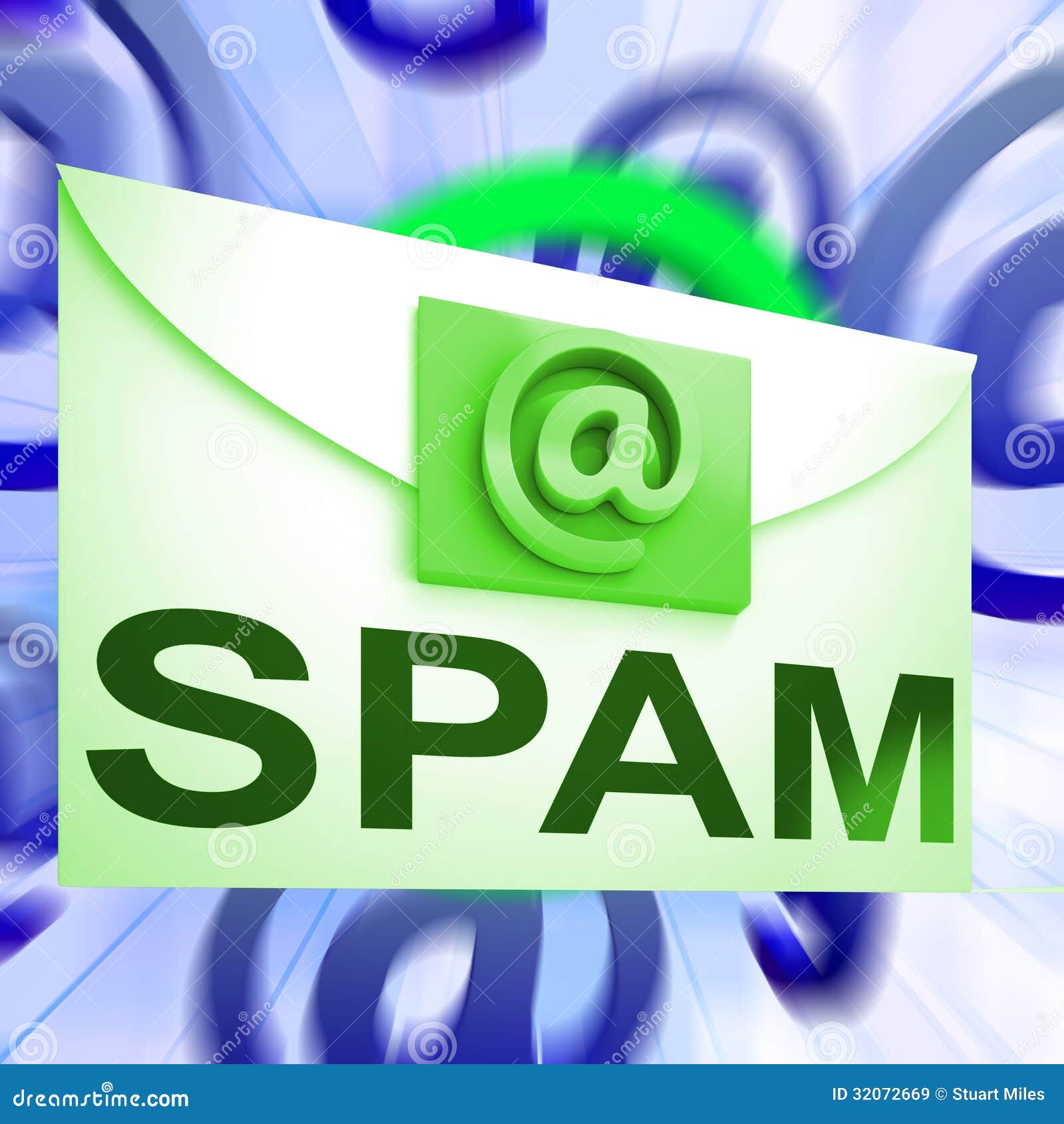 La Busta Dello Spam Mostra a Sicurezza La Posta in Arrivo Indesiderata ...