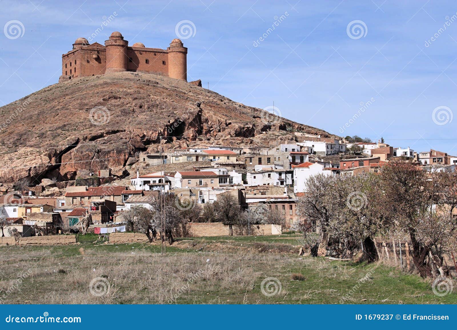 La Calahorra stock image. Image of nevada, alpujarra, spain - 1679237