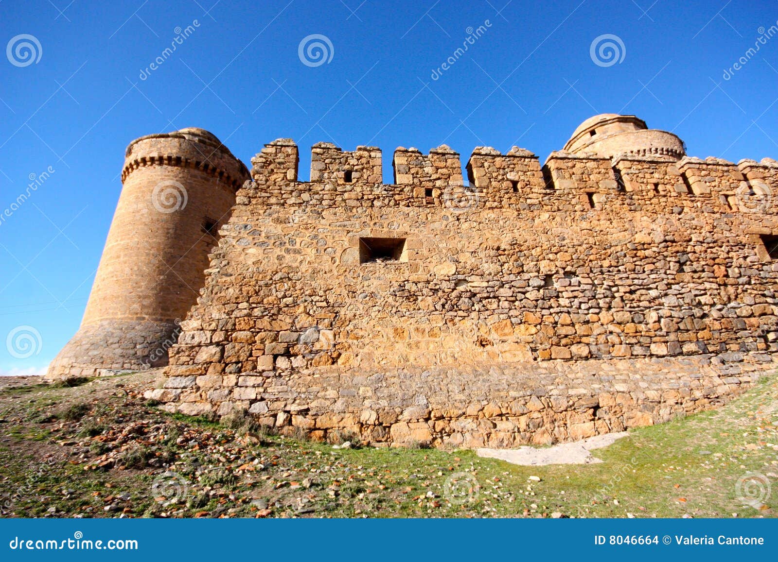 La Calahorra Castle, Andalusia, Spain Stock Photo - Image of iron ...