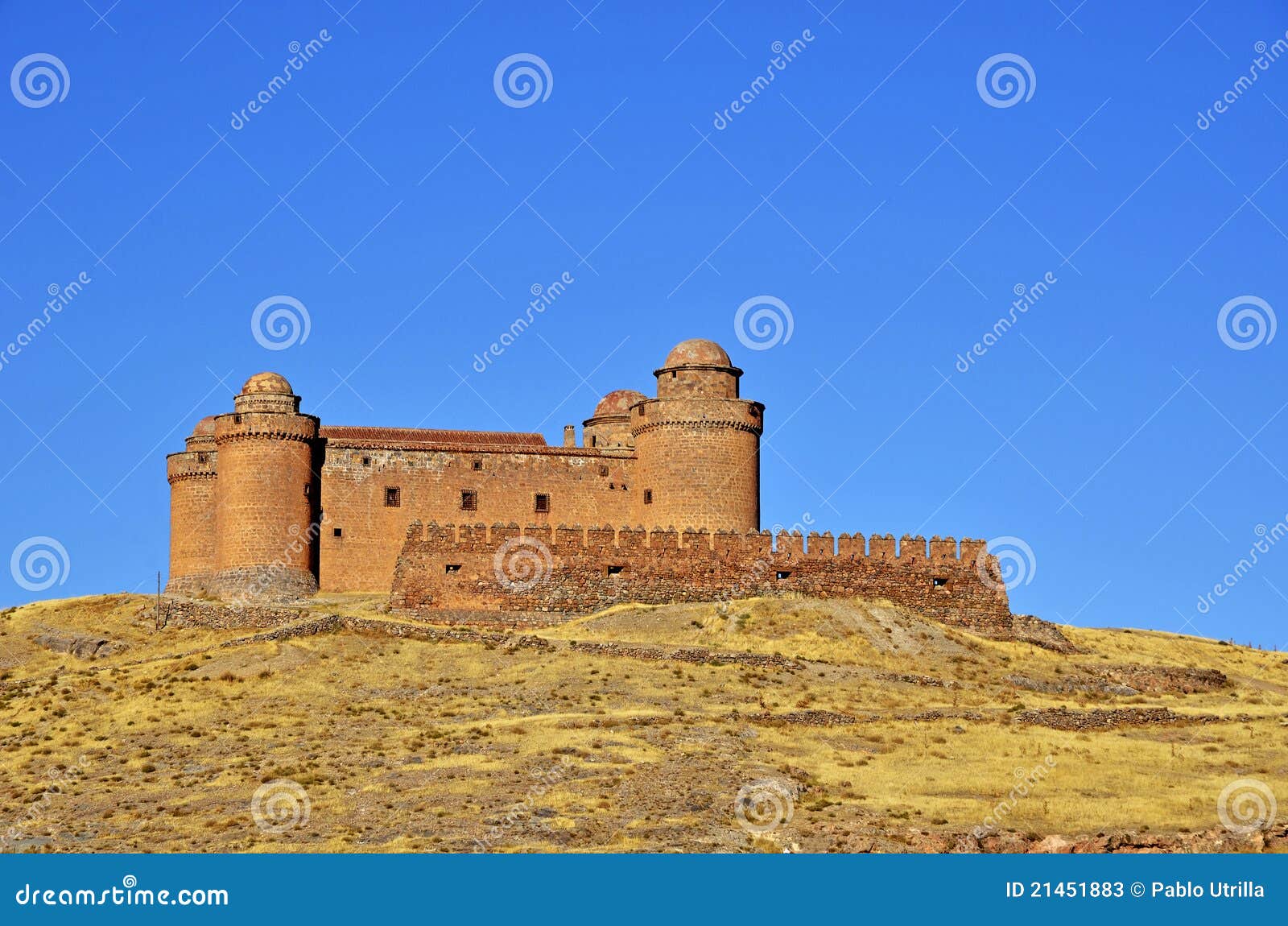 La Calahorra Castle, Granada Province Stock Image - Image of calahorra ...