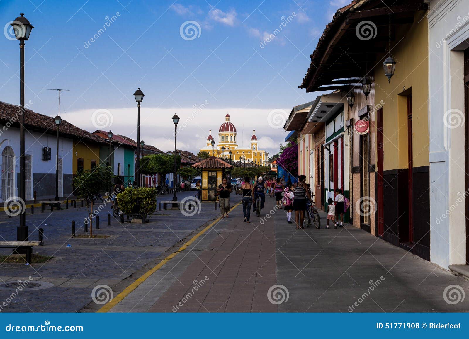 La Calzada Street from Granada Editorial Stock Photo - Image of ornate ...