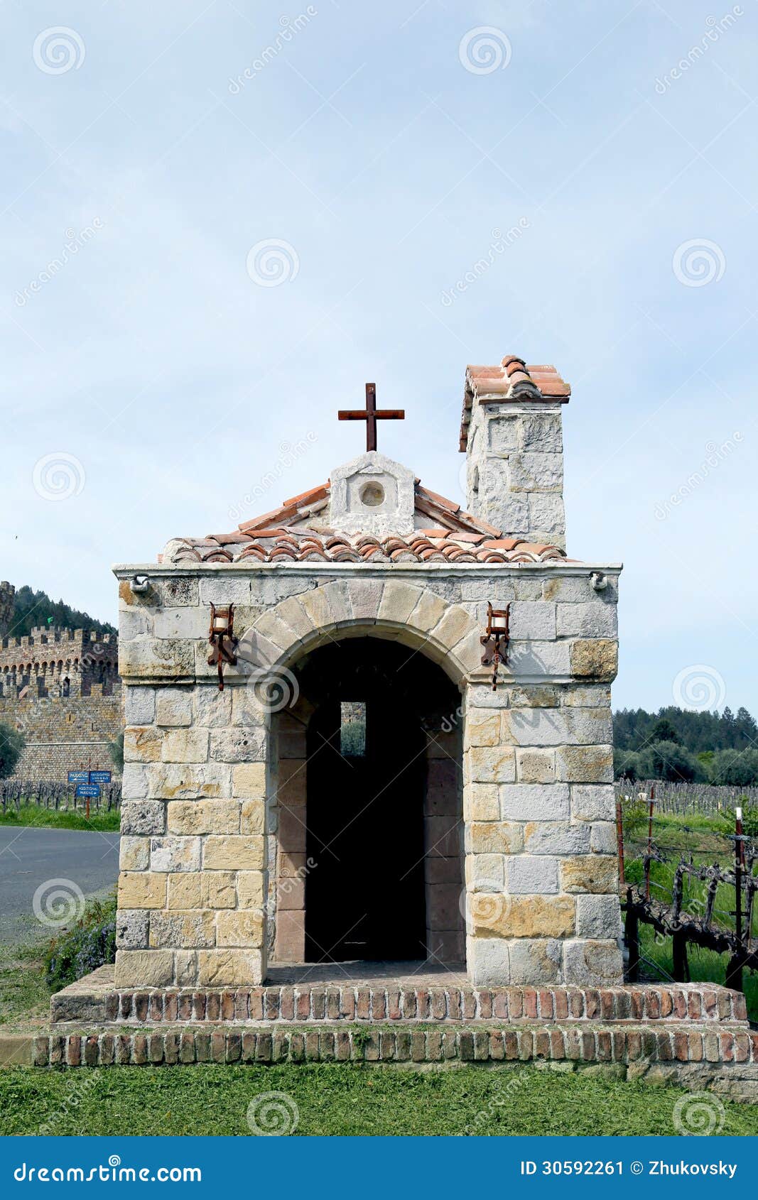 La Capilla En Napa Valley, California Imagen de archivo - Imagen de ...