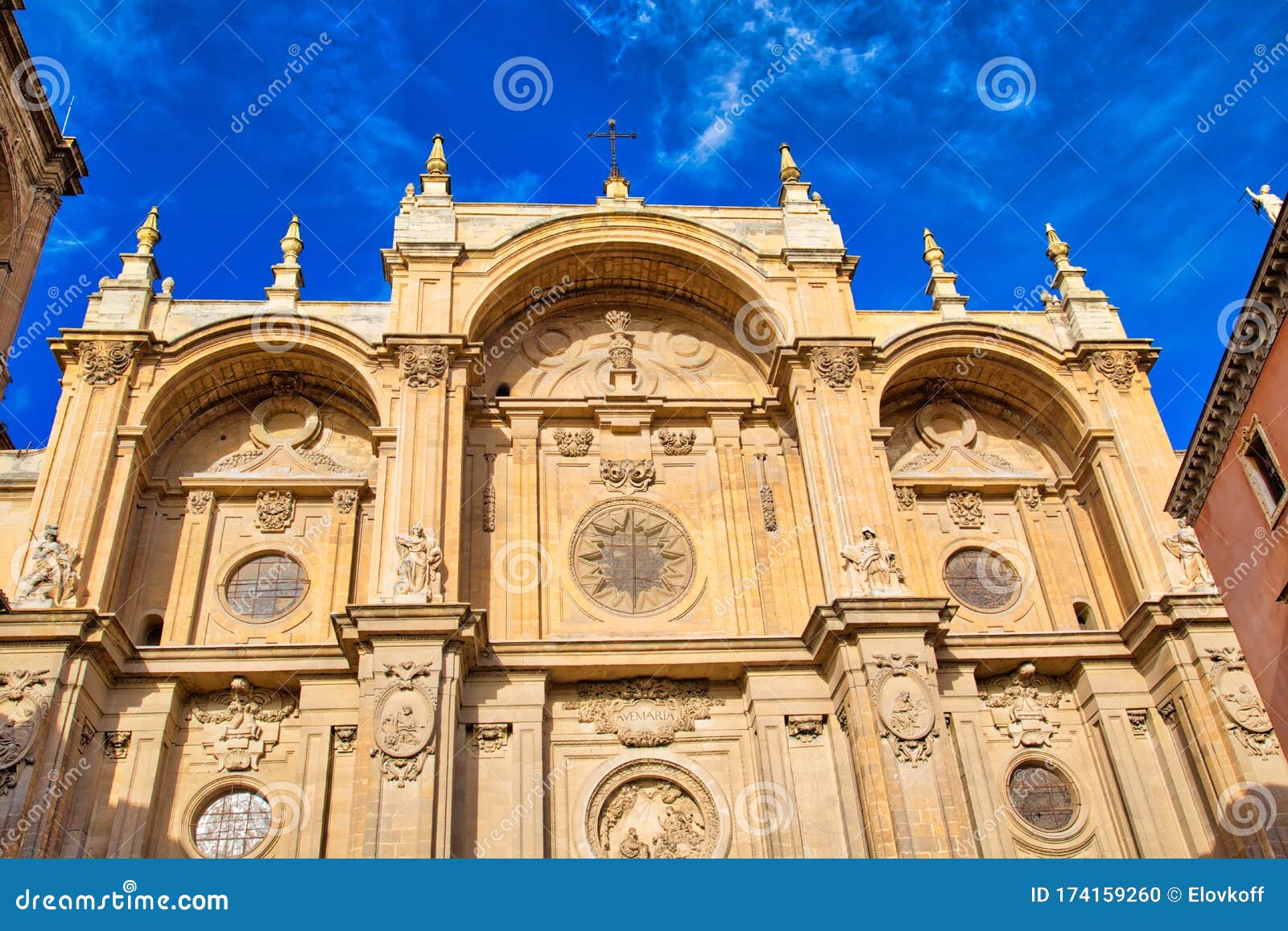 La Capilla Real De La Catedral De Granada De Granada Foto de archivo ...