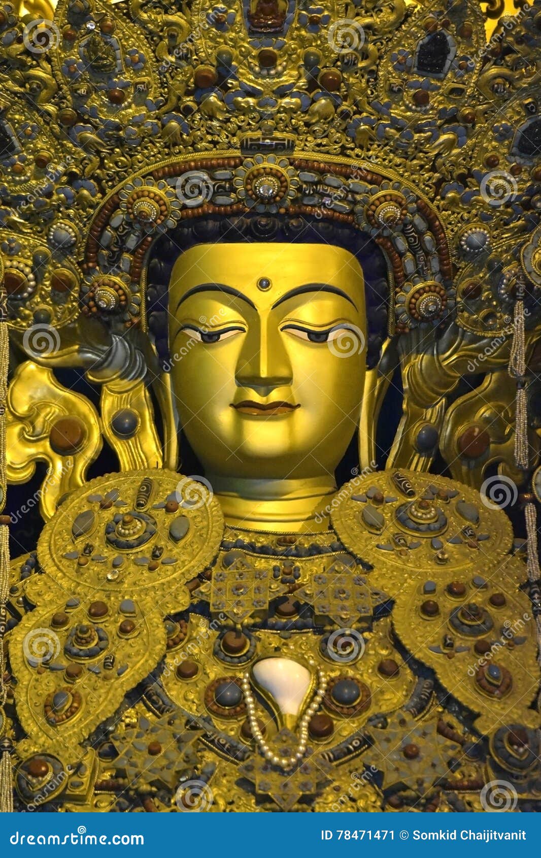 La Cara De La Mujer De Buda Imagen de archivo - Imagen de fondo ...