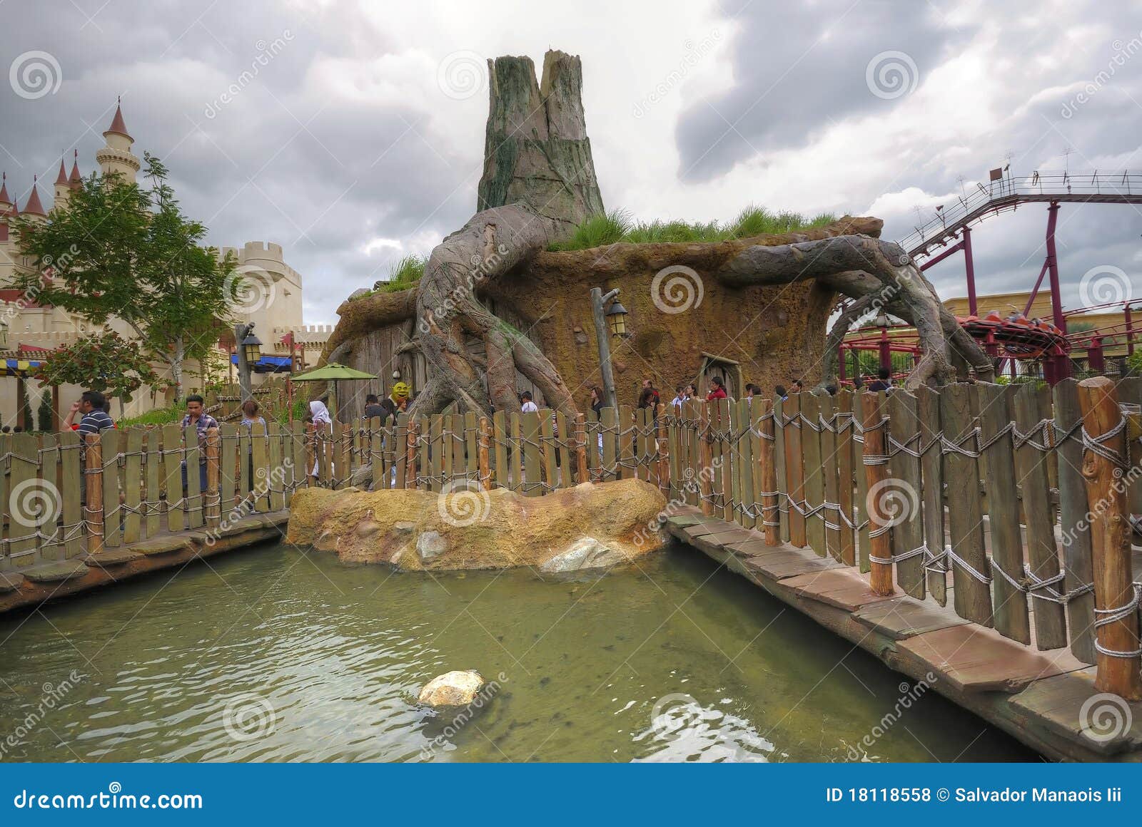 La Chambre De Shrek, Studios Universels (Singapour) Photo stock ...