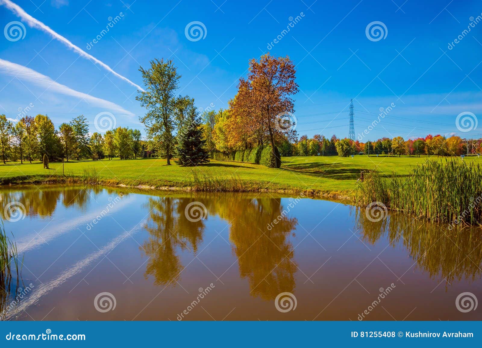La Charca Con Una Parte Inferior De La Arcilla Foto de archivo - Imagen ...