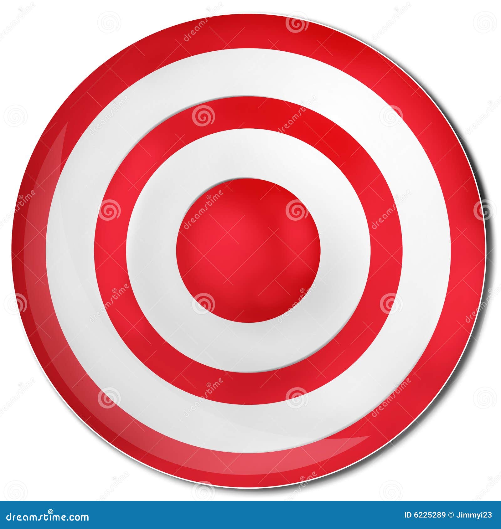 La cible rouge illustration stock. Illustration du gain - 6225289