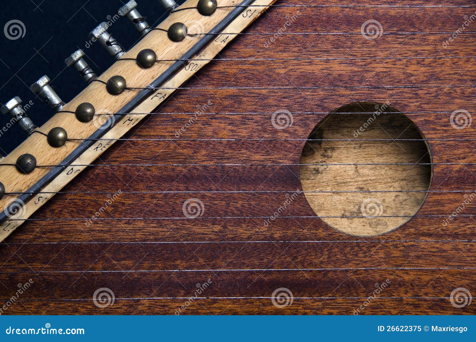 La cithare image stock. Image du handmade, wooden, pointes - 26622375