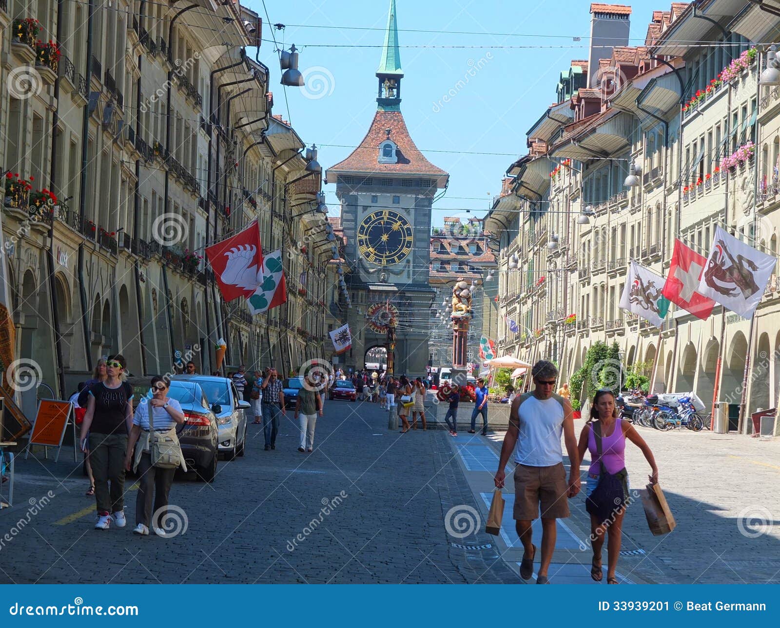 La Città Di Berna, Svizzera Fotografia Editoriale - Immagine di ...