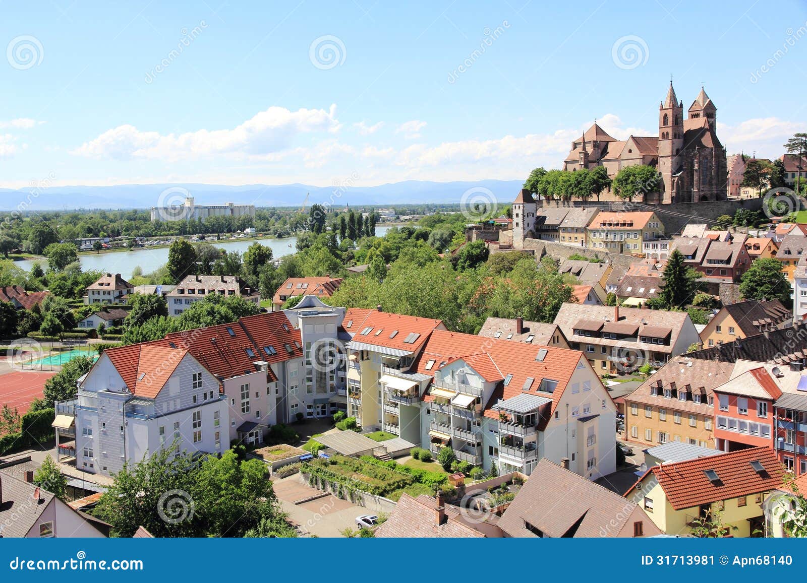 La Ciudad De Breisach En Alemania Imagen de archivo - Imagen de edades ...