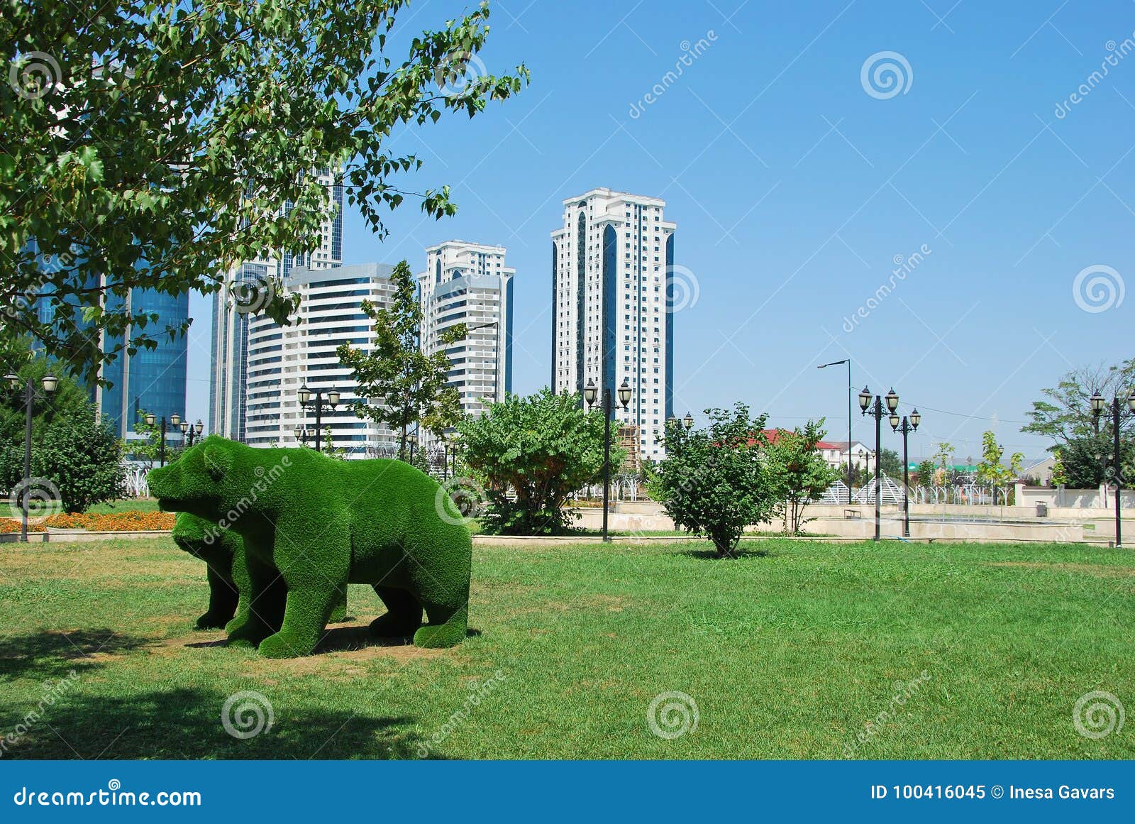 La Ciudad De Grozny La Capital De Chechenia Imagen editorial - Imagen ...