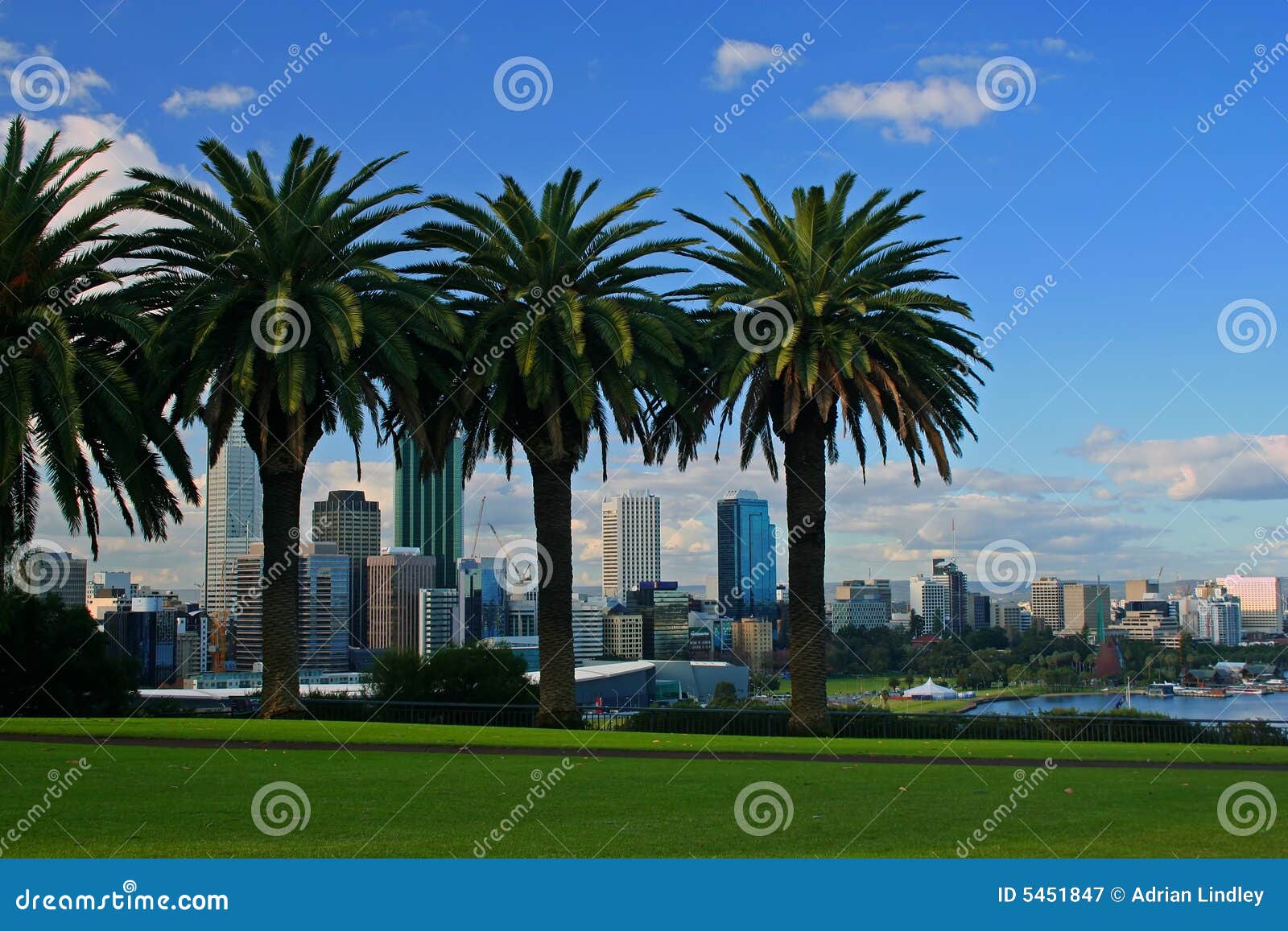 La Ciudad De Perth, Australia Occidental Imagen de archivo - Imagen de ...