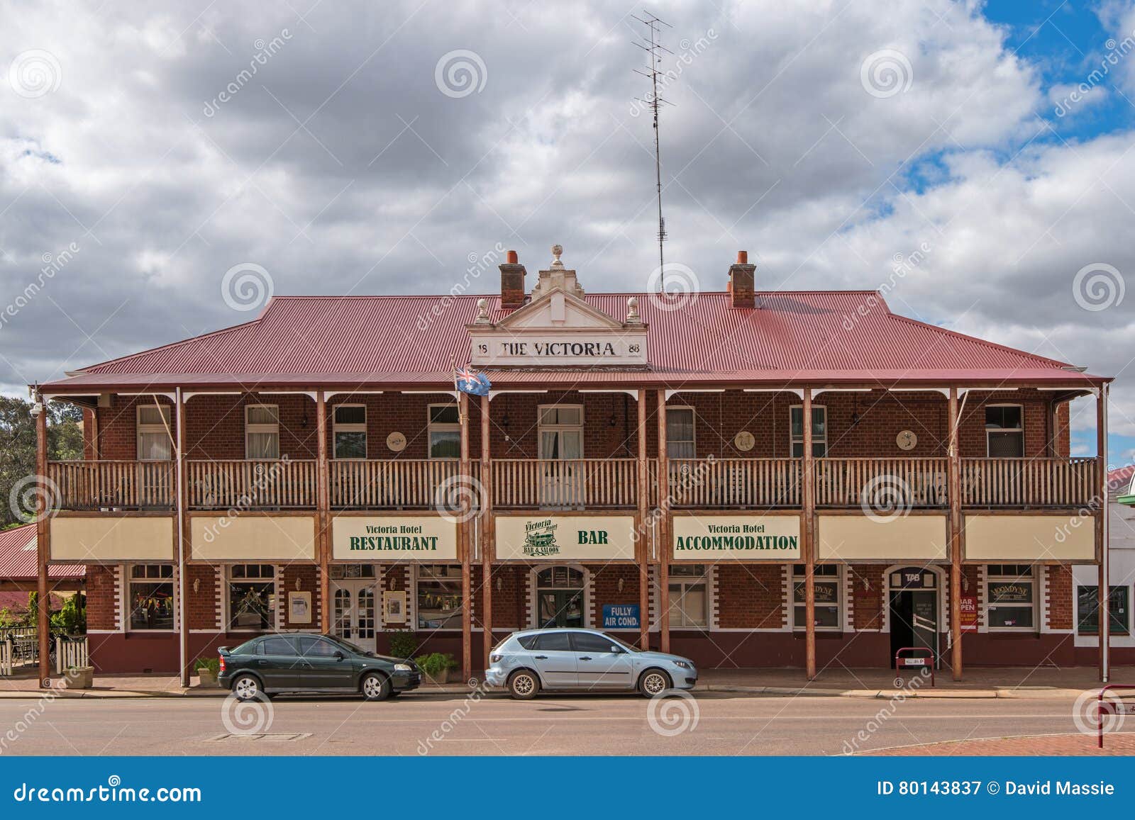 La ciudad rural mira bien fotografía editorial. Imagen de australia ...