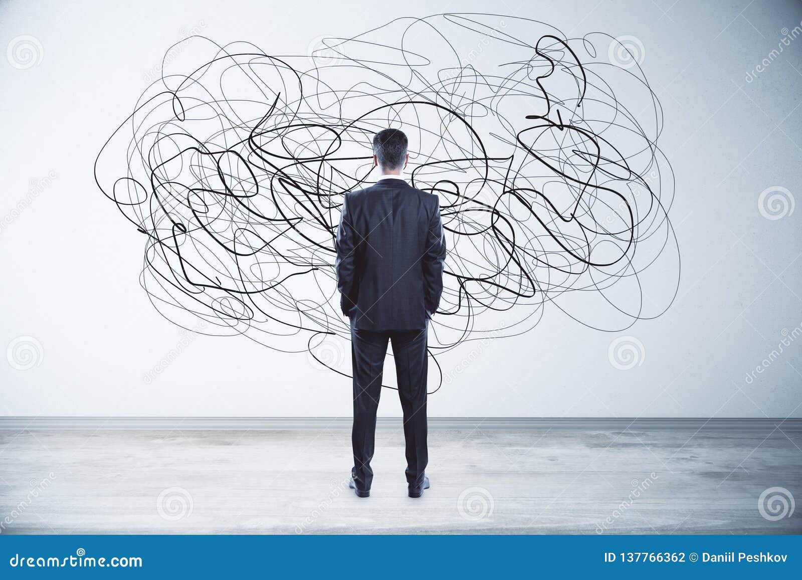 La Confusione E Pensa Il Concetto Fotografia Stock - Immagine di ...