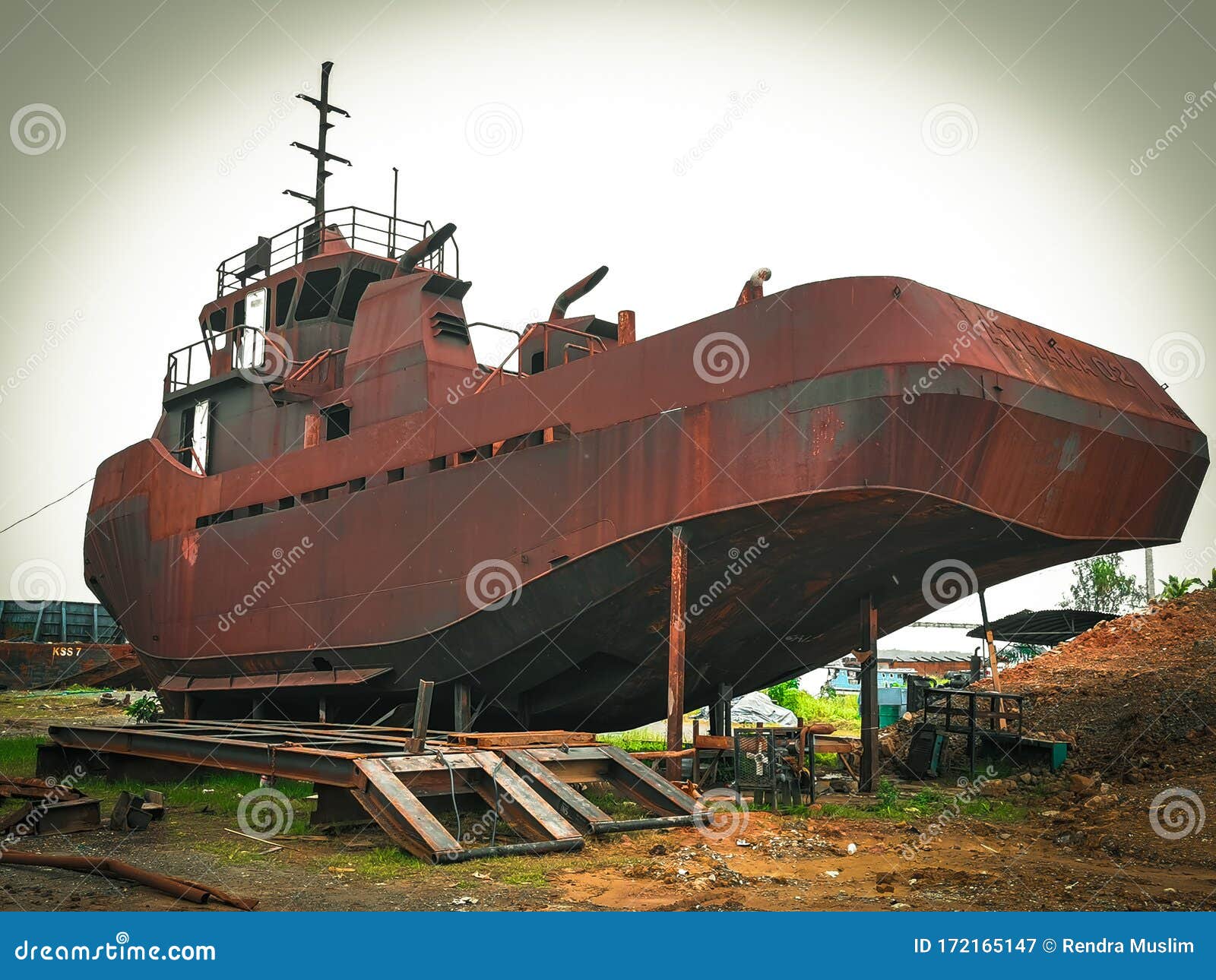 La Construction Navale Qui Prend Beaucoup De Temps Photographie ...