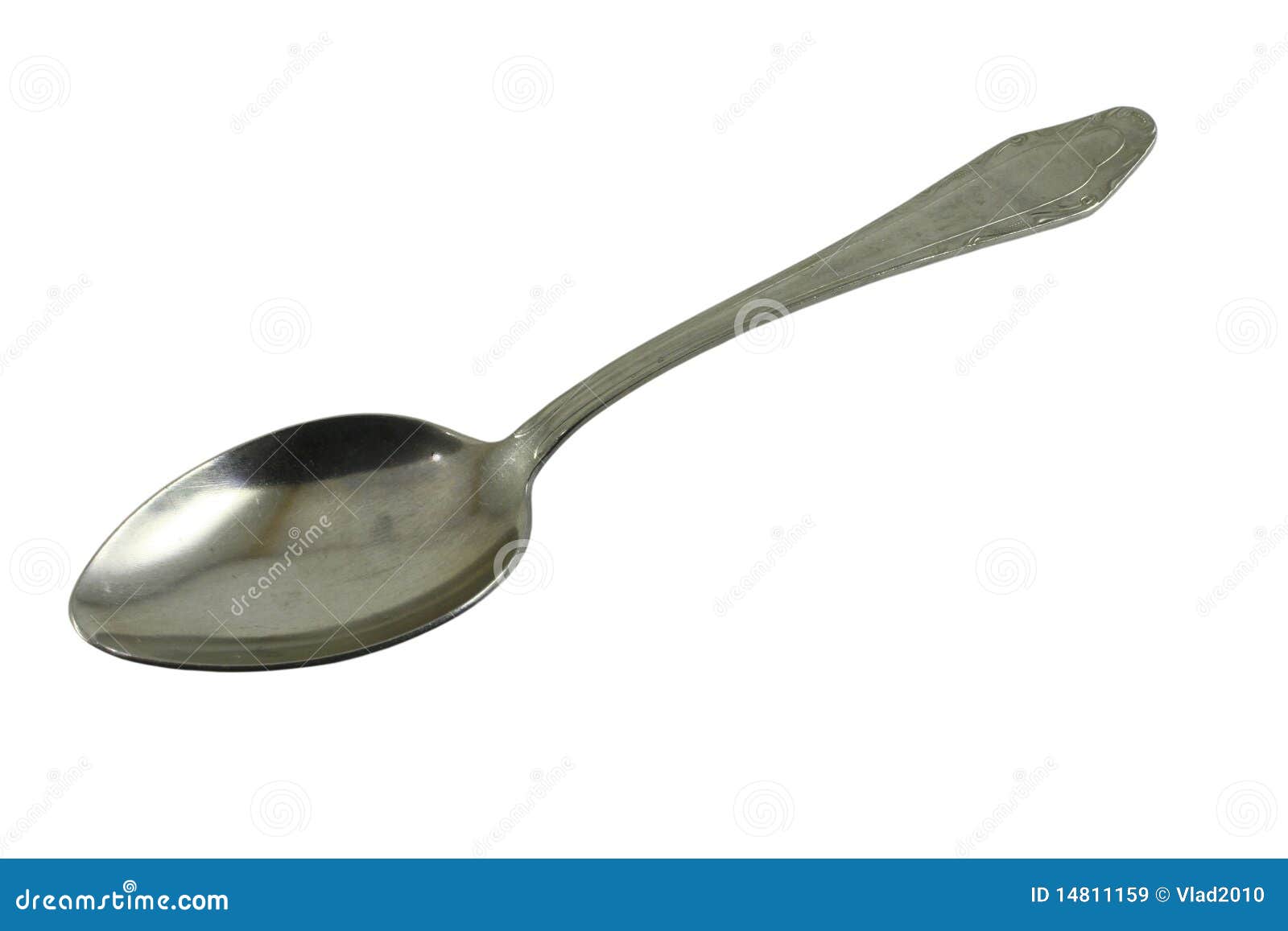 La cuchara del metal imagen de archivo. Imagen de aislado - 14811159