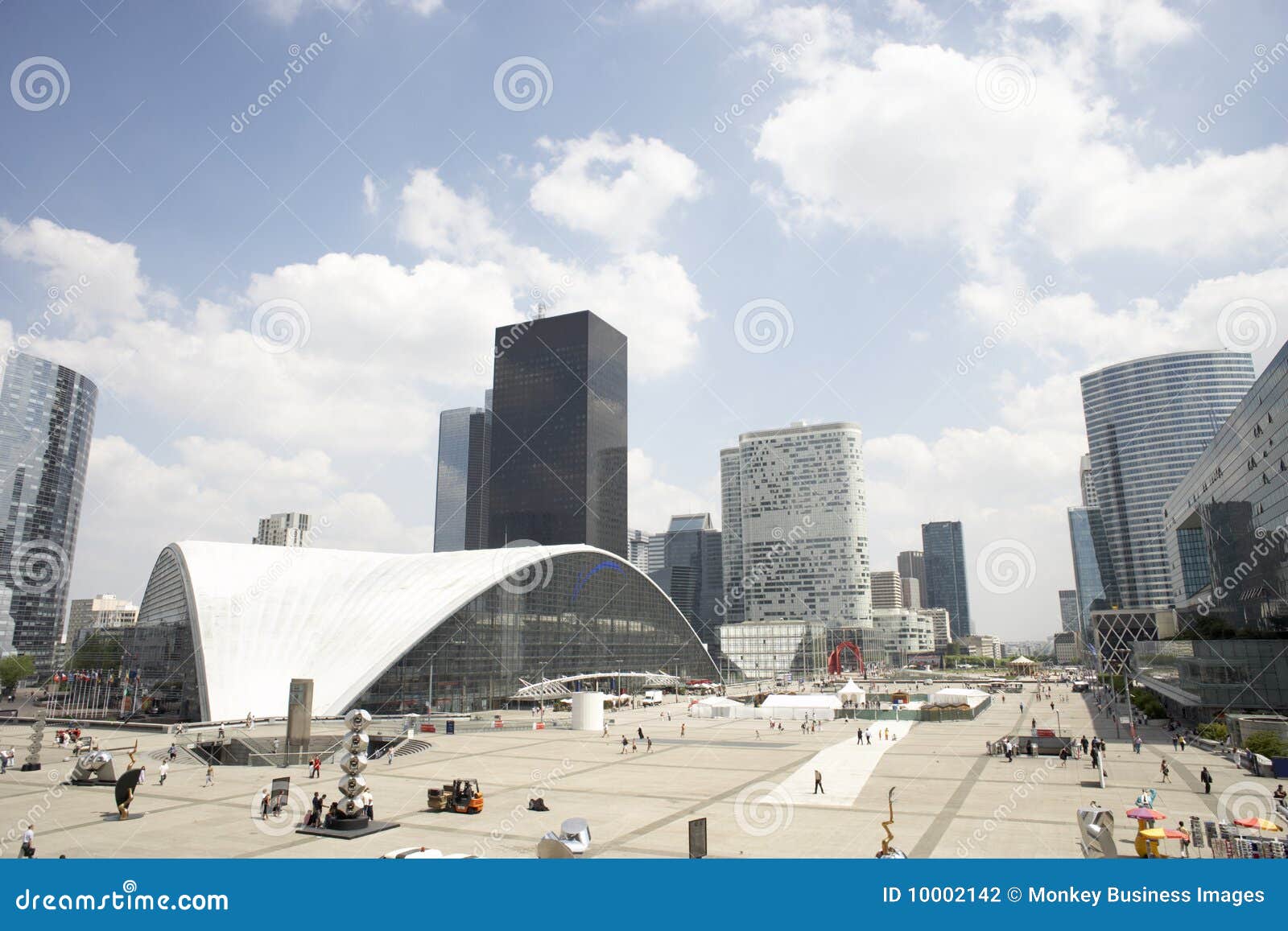 La Defense in Paris editorial photography. Image of paris - 10002142