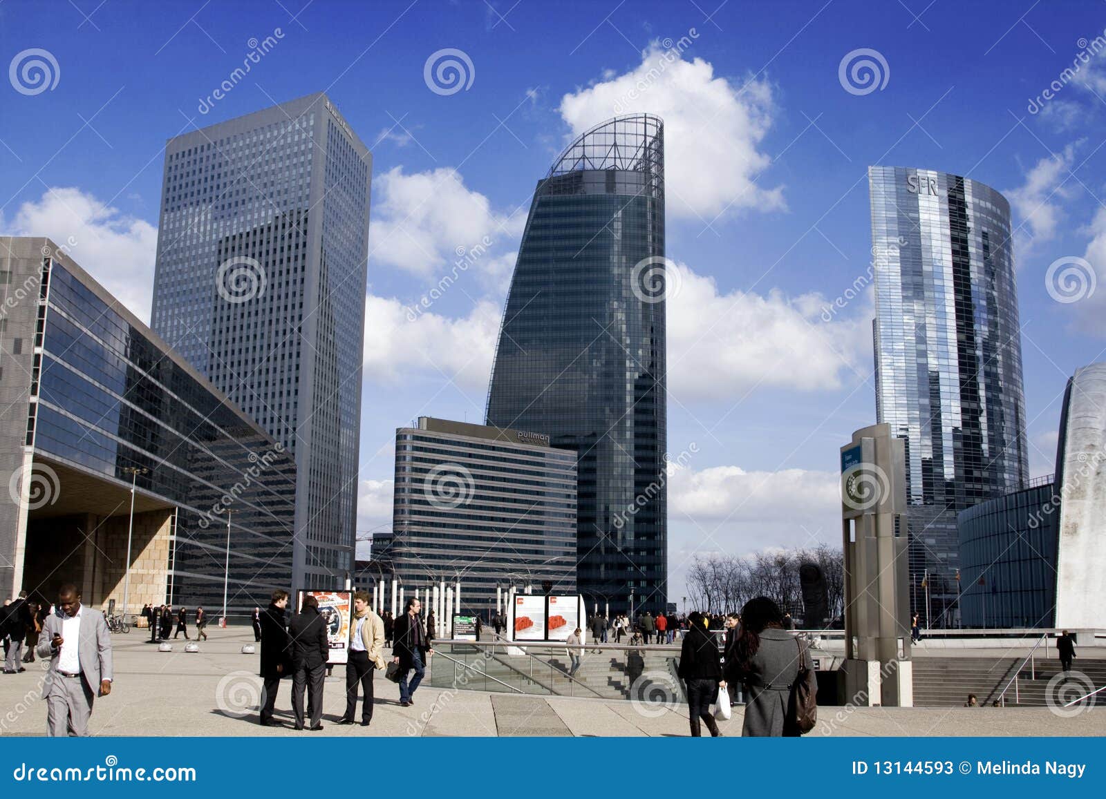 La Defense, Paris editorial stock photo. Image of life - 13144593