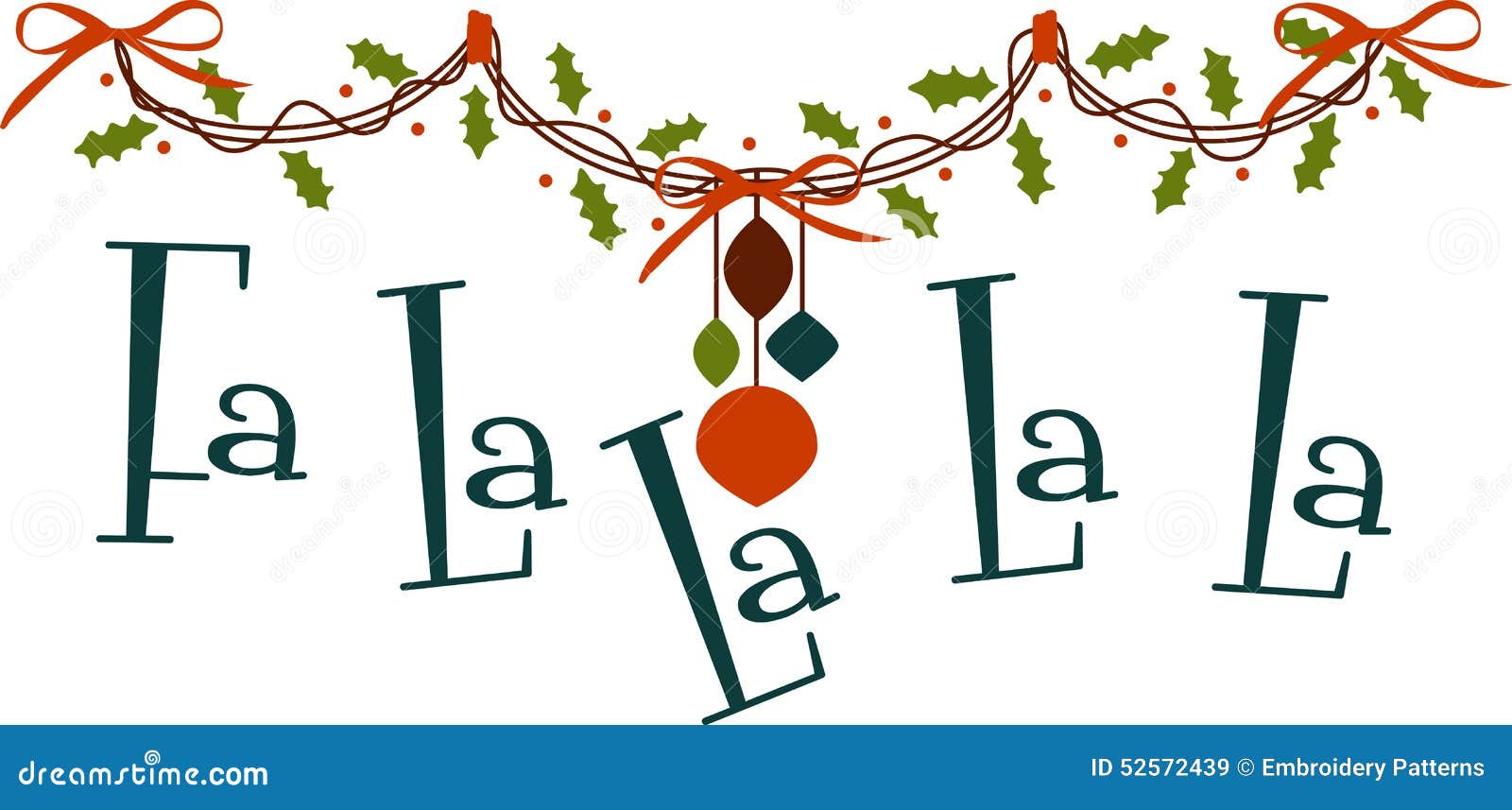 La Della La Della La Della La Di Fa Illustrazione Vettoriale ...