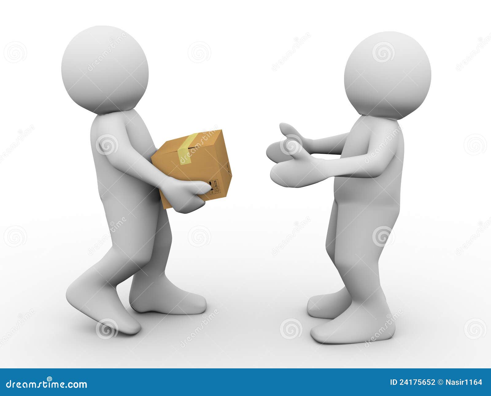 La distribution de colis illustration stock. Illustration du livrer ...