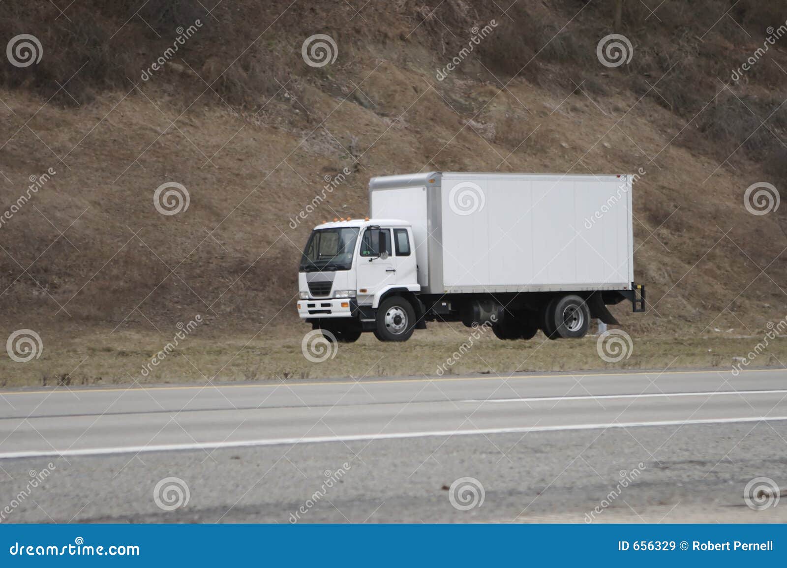 La Distribution Ou Camion Mobile Image stock - Image du côté, transport ...