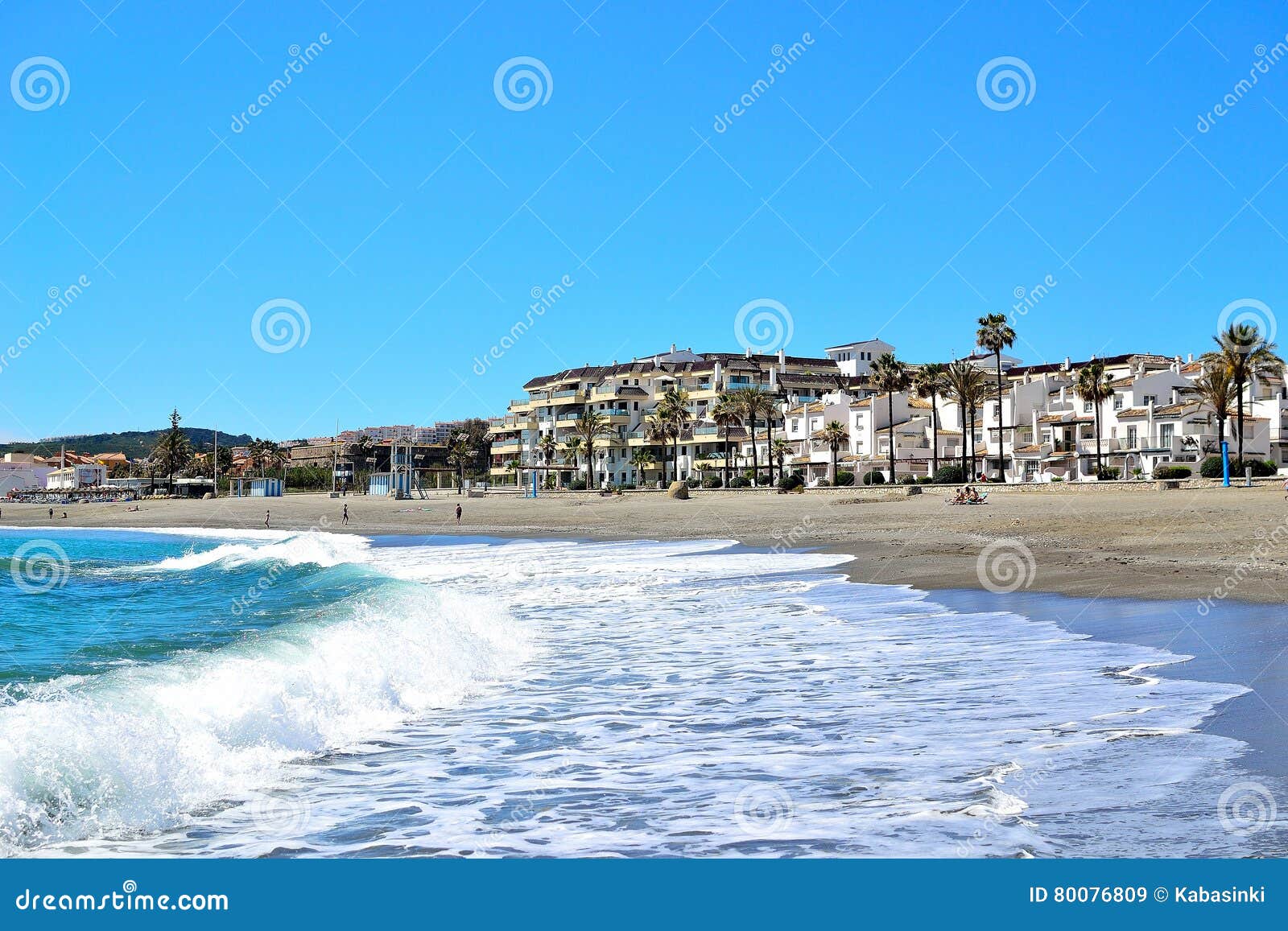 La Duquesa Beach, Costa Del Sol, Spain Editorial Stock Image - Image of ...