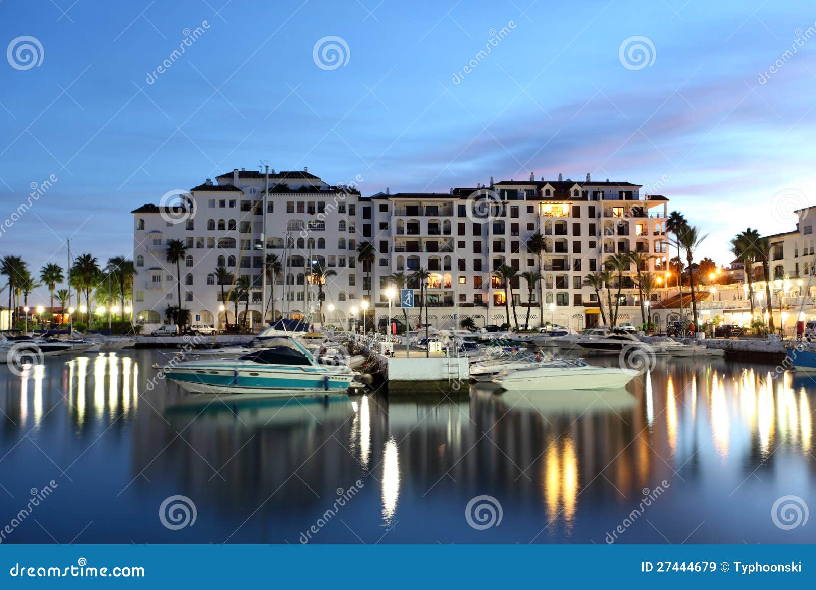 La Duquesa at dusk, Spain stock image. Image of andalusia - 27444679