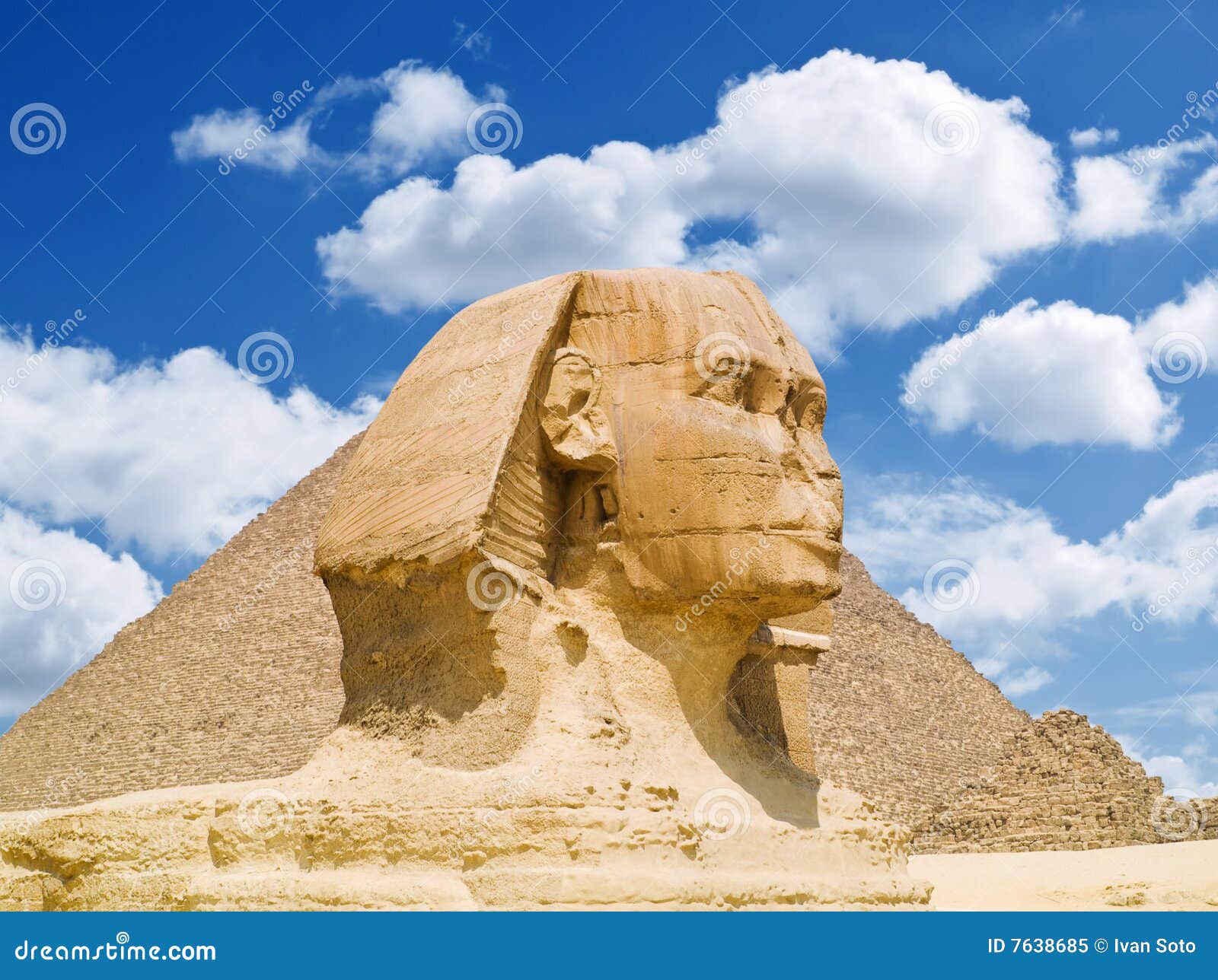 La esfinge de Giza imagen de archivo. Imagen de famoso - 7638685