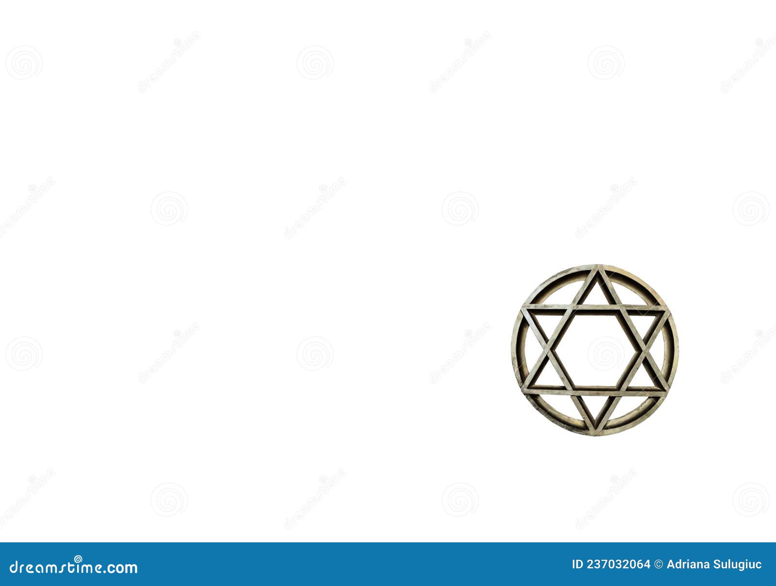 La Estrella De David Aislada Foto de archivo - Imagen de sukkot ...