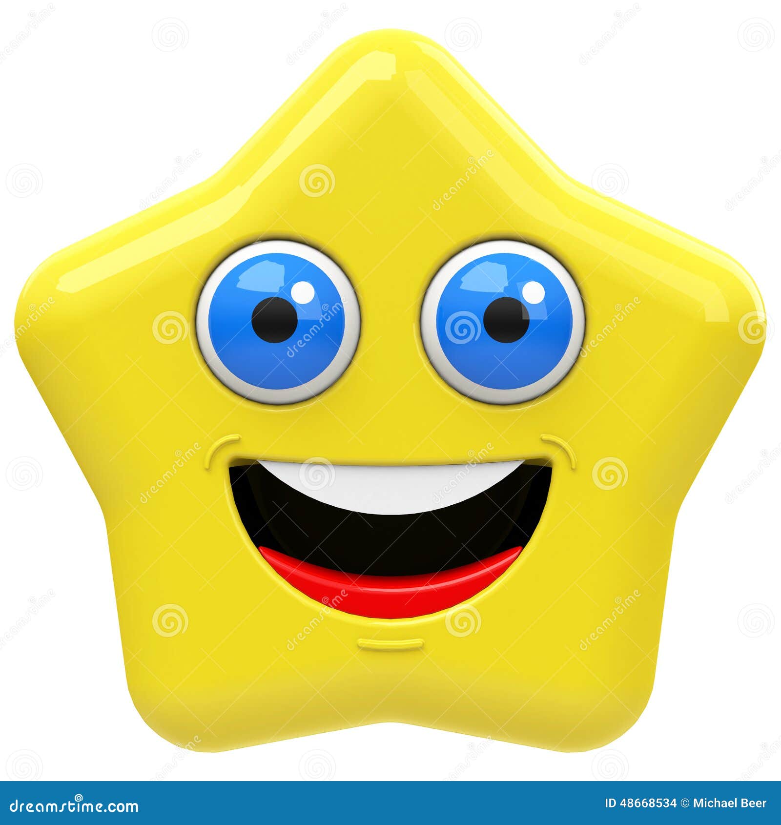 La estrella feliz stock de ilustración. Ilustración de estrellas - 48668534