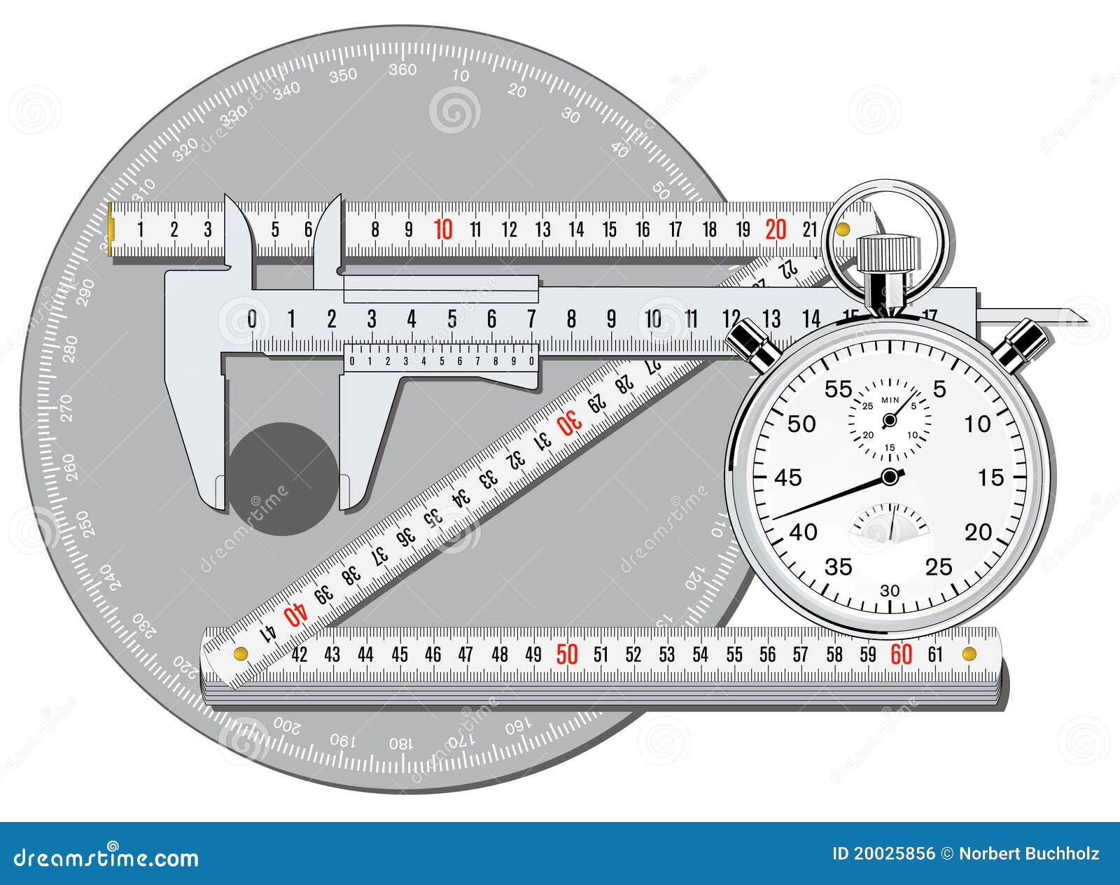 La exactitud calibra ilustración del vector. Ilustración de técnico ...