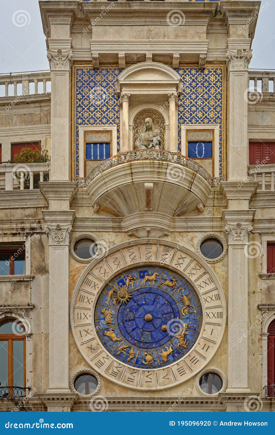 La Famosa Torre Di Orologeria Quadrata Di Venice Italia Fotografia ... La Famosa Torre Di Orologeria Quadrata Di Venice Italia Fotografia ...