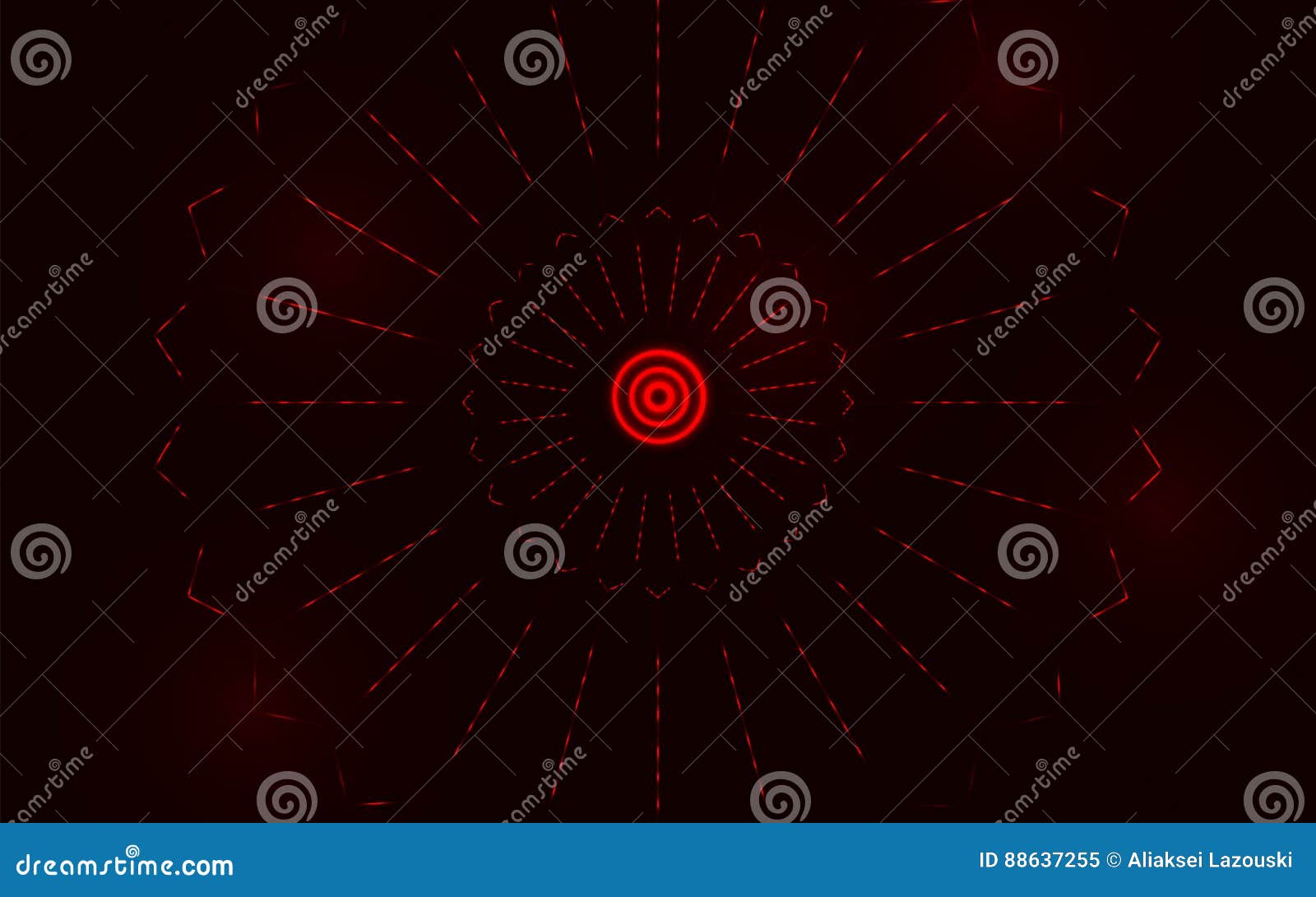 La forma concentrica illustrazione vettoriale. Illustrazione di ...