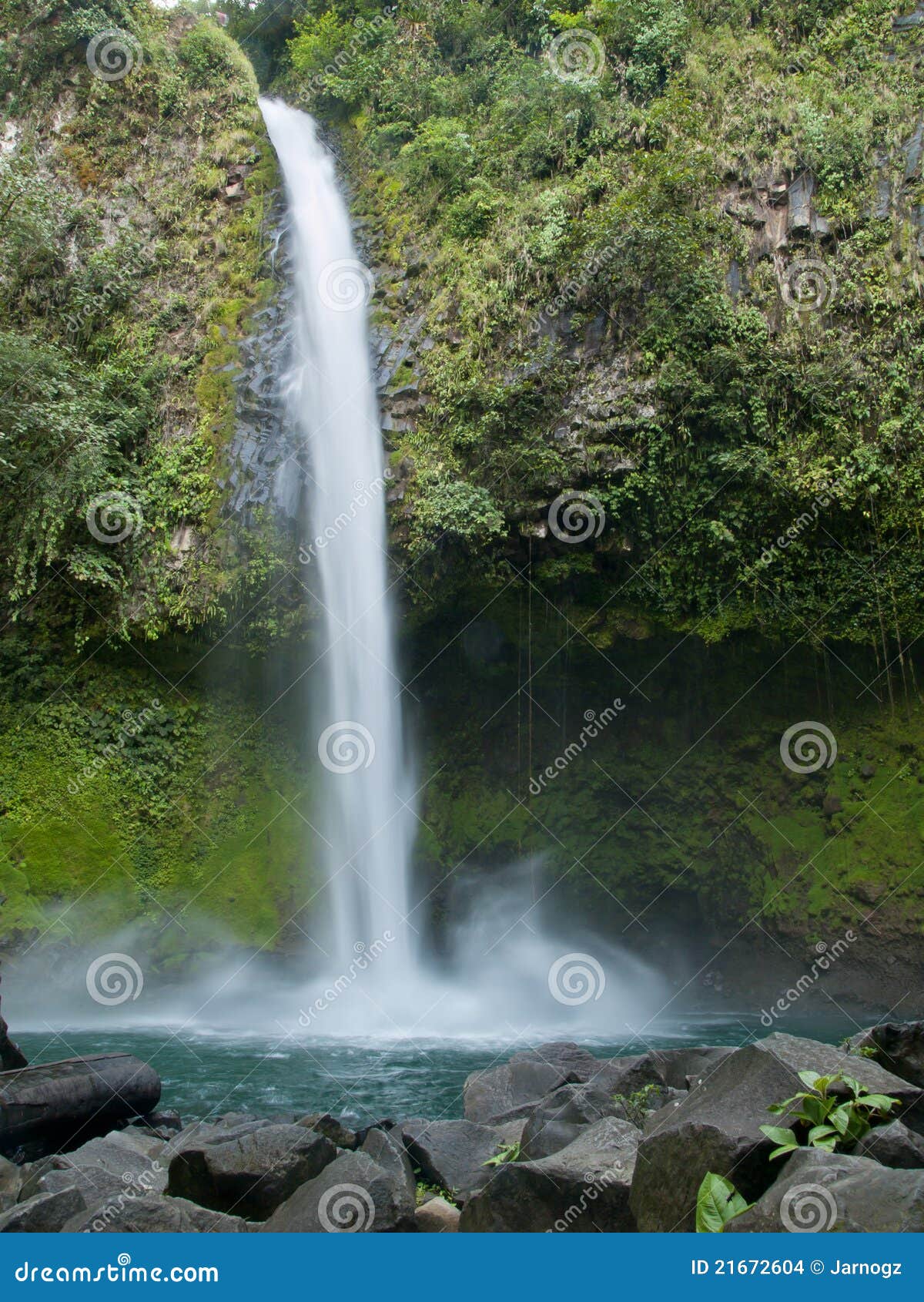 La Fortuna Waterfall, Costa Rica Stock Photo - Image of majestic, rica ...