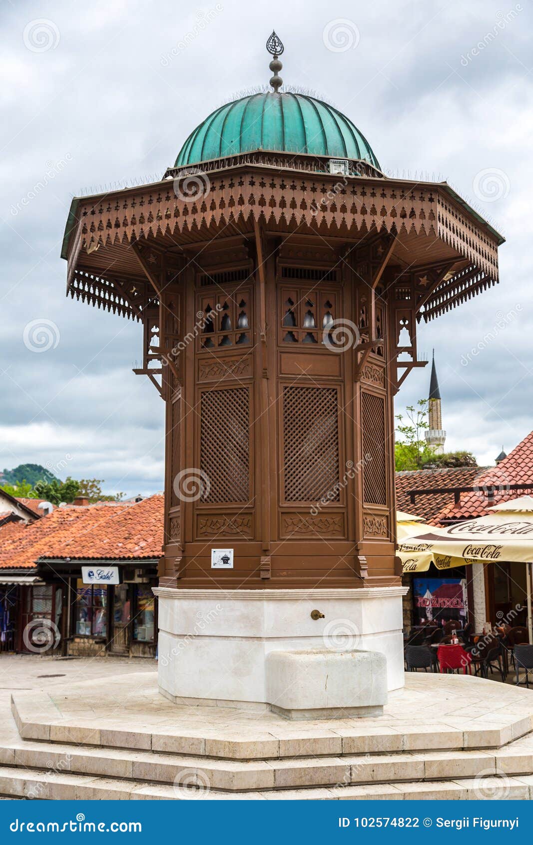 La Fuente De Sebilj En Sarajevo Fotografía editorial - Imagen de ...