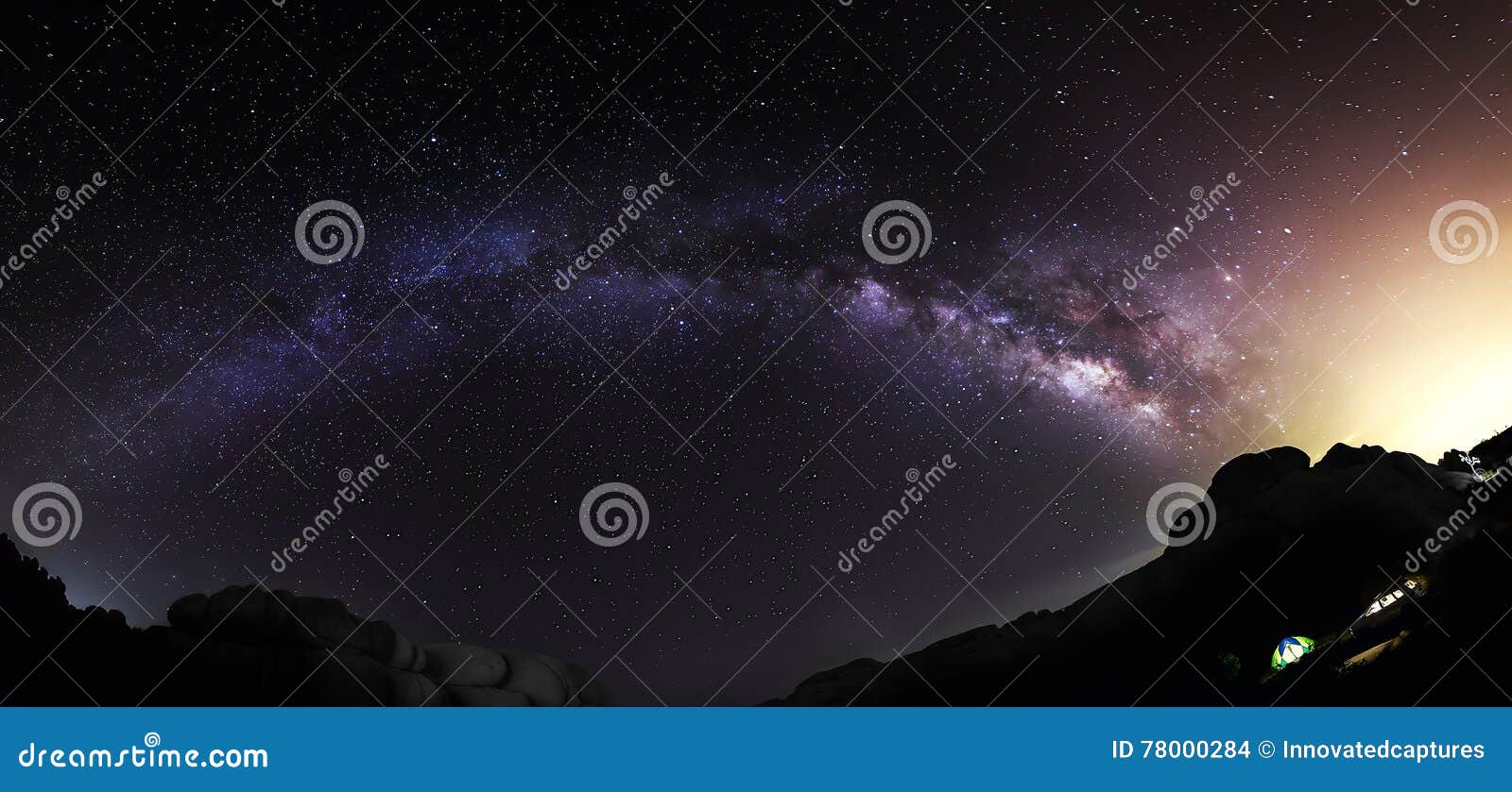 La Galaxie De Voie Laiteuse Photo stock - Image du nuit, céleste: 78000284