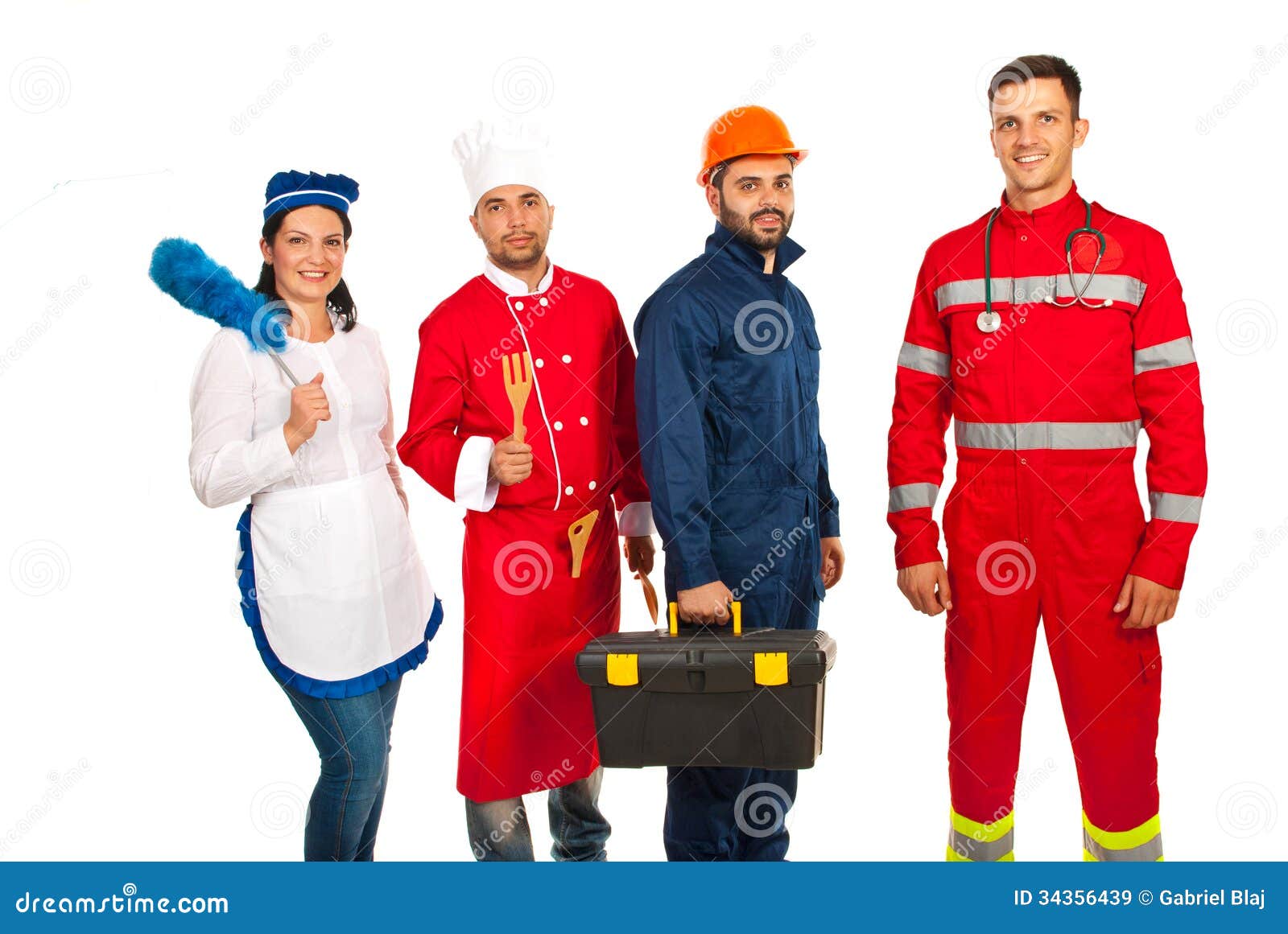 La Gente Con La Professione Differente Immagine Stock - Immagine di ...