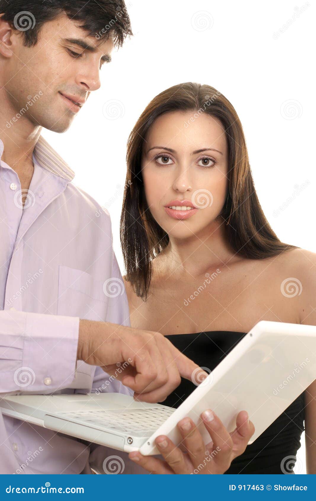 La Gente Con Un Computer Portatile Immagine Stock - Immagine di mobile ...