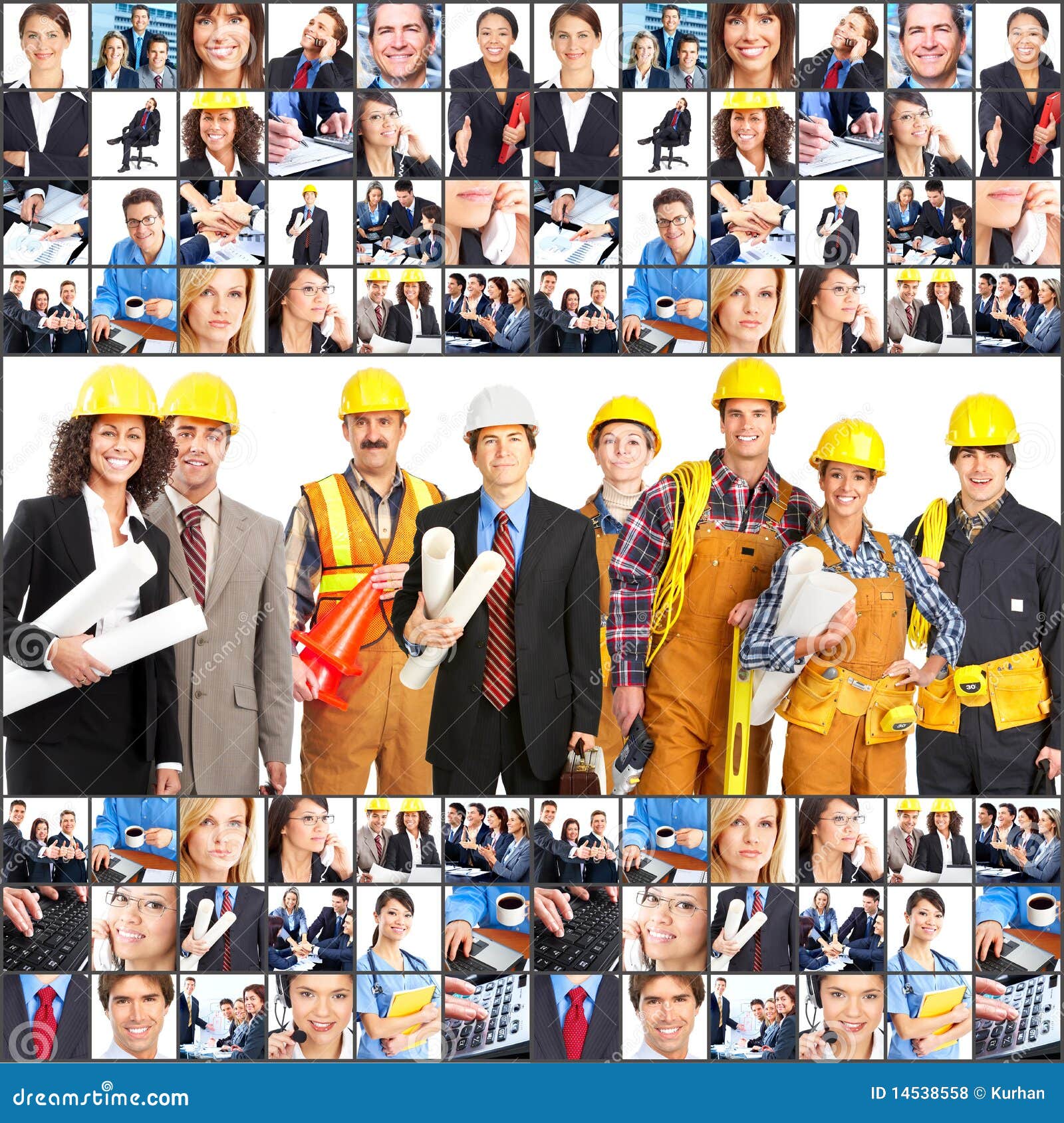 La gente degli operai fotografia stock. Immagine di comunità - 14538558