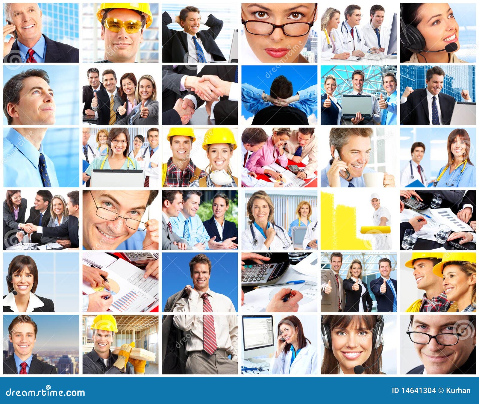 La gente degli operai fotografia stock. Immagine di sorriso - 14641304