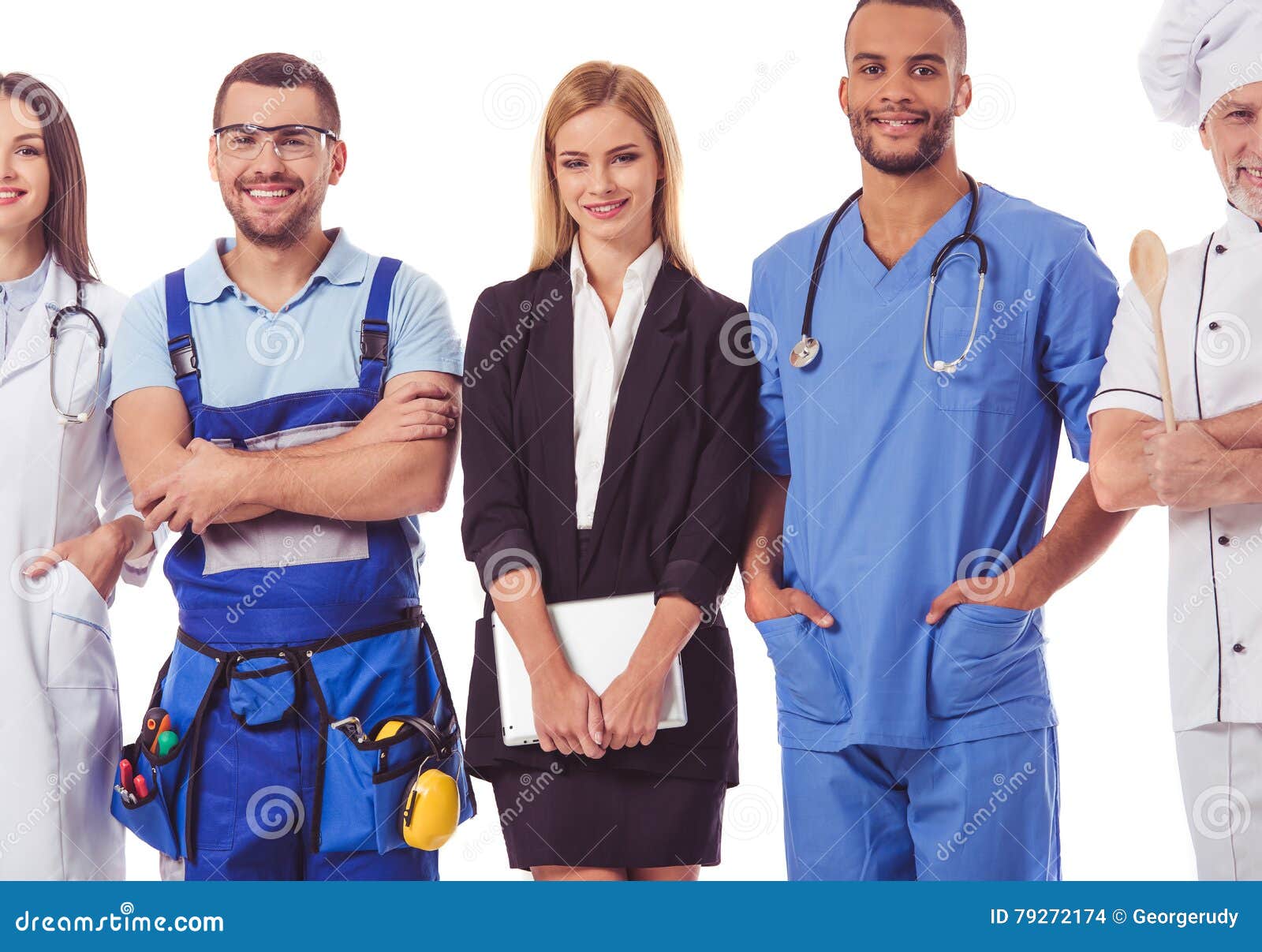 La Gente Delle Professioni Differenti Fotografia Stock - Immagine di ...