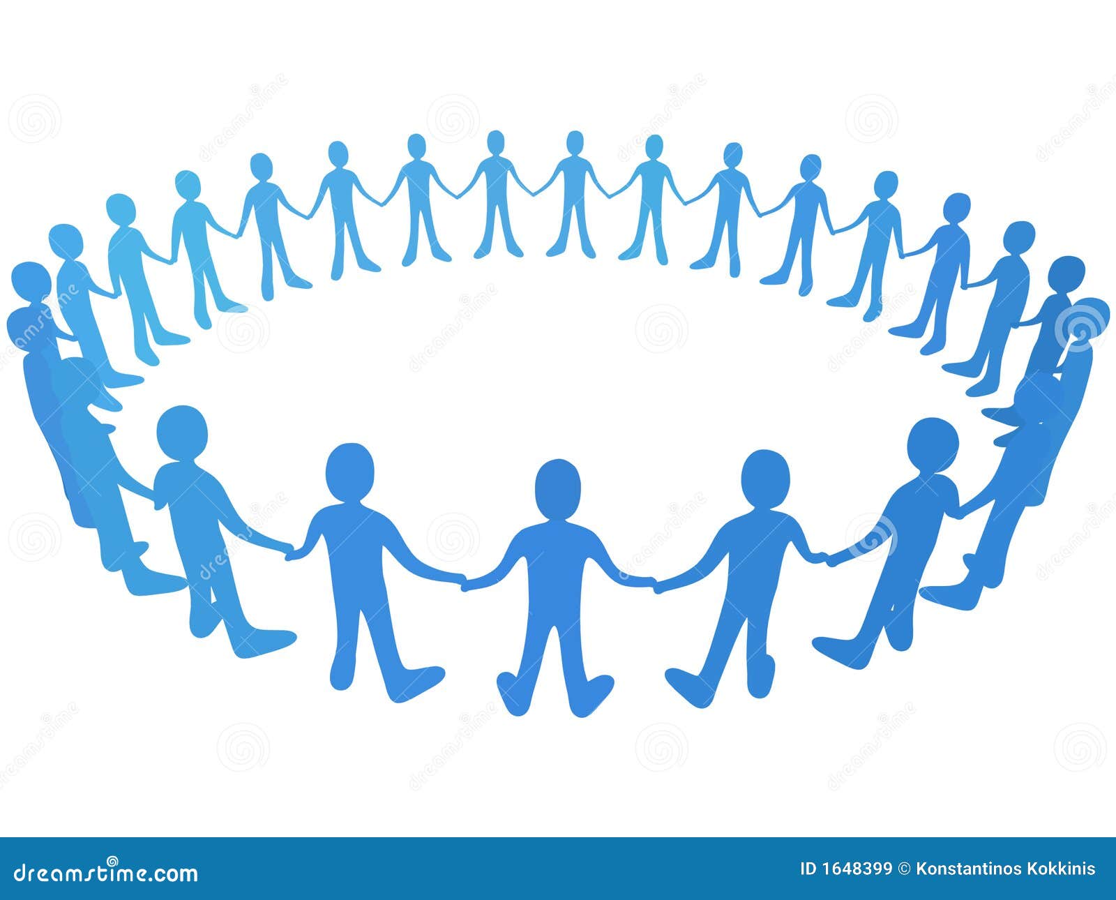La Gente Di Vettore Nel Cerchio Illustrazione Vettoriale ...