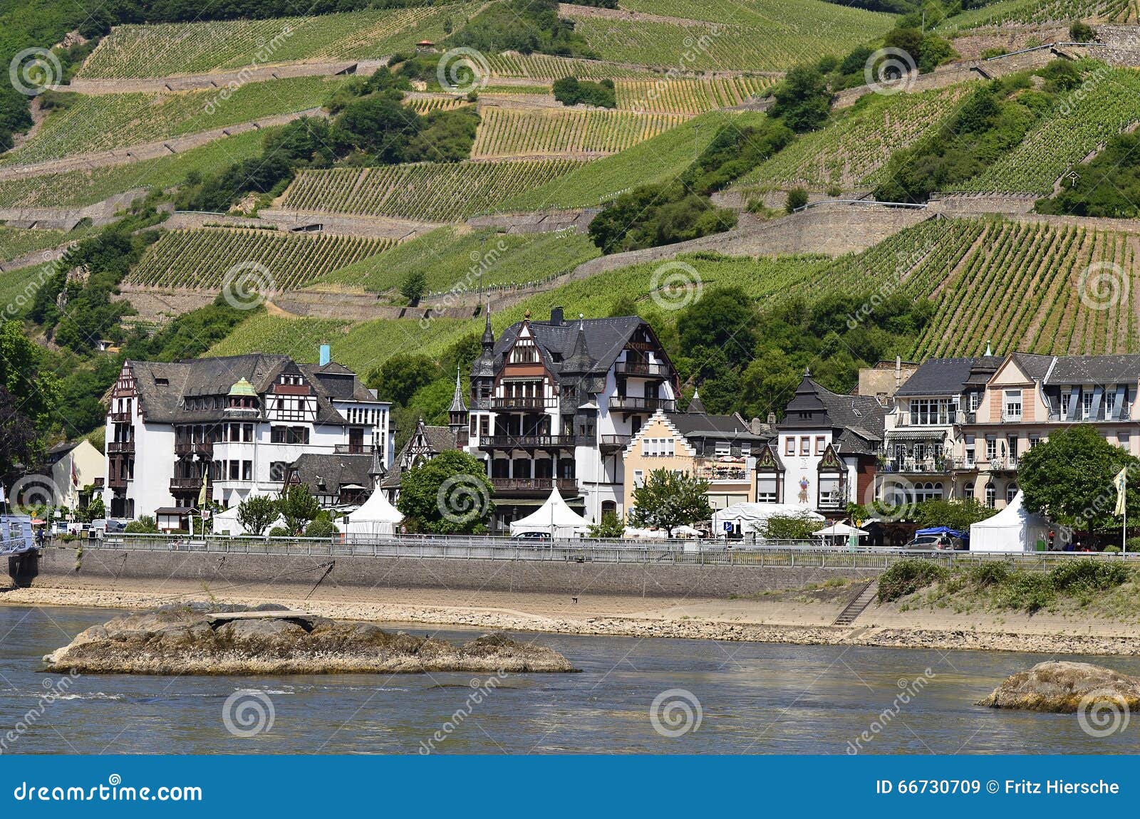 La Germania, Valle Del Reno Immagine Stock - Immagine di valle ...